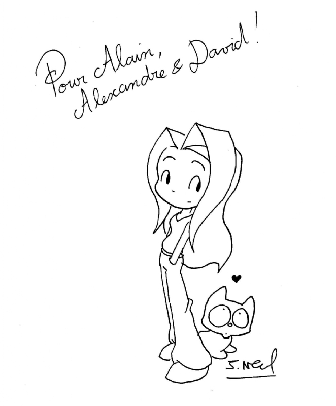 Lou par Julien Neel - Dédicace