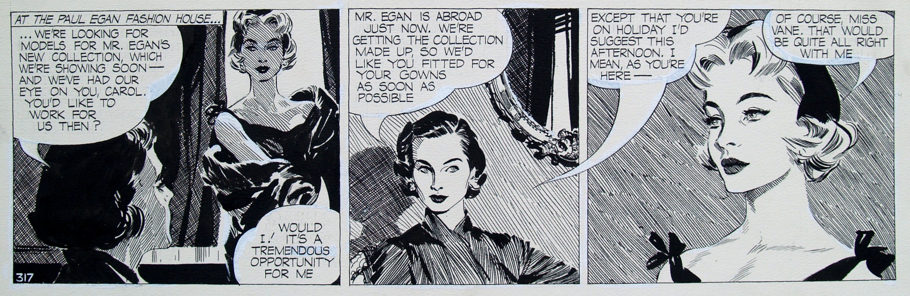 David Wright, Carol Day • Dangerous Currents - Comic Strip