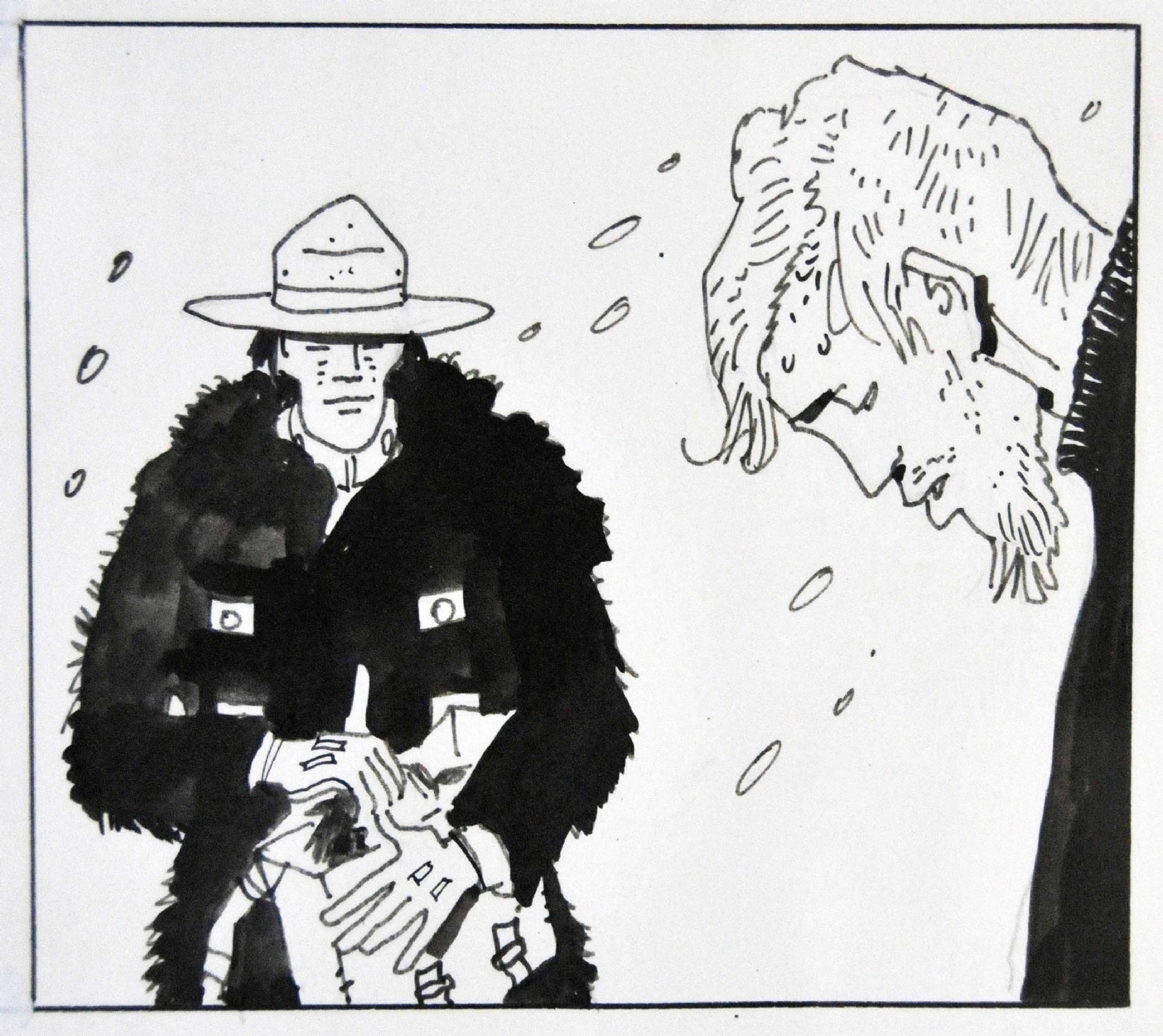 Hugo Pratt, Jesuit Joe - Planche originale