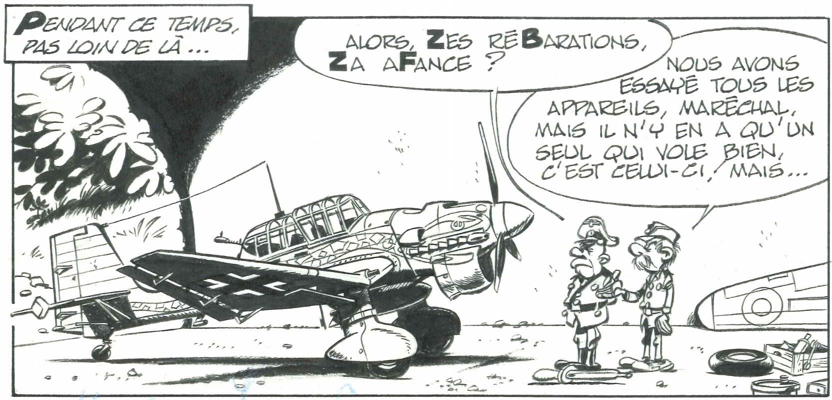 Pierre Seron, Les Petits Hommes Tome 3 Page 19 - Planche originale