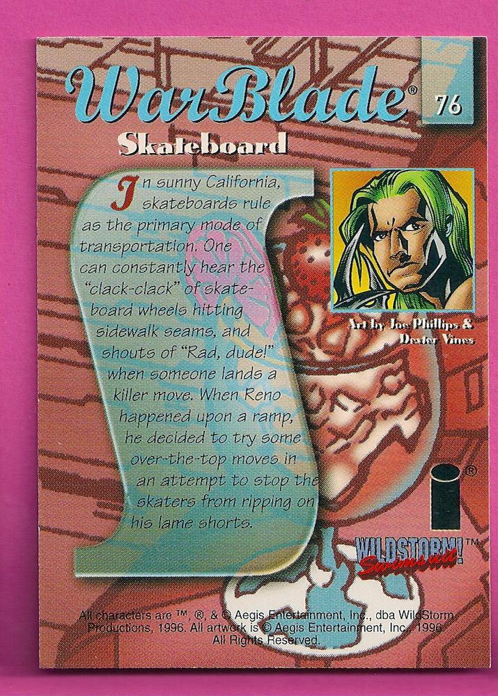 Joe Phillips, Dexter Vines, Wildstorm Swimsuit #76 : Warblade ...