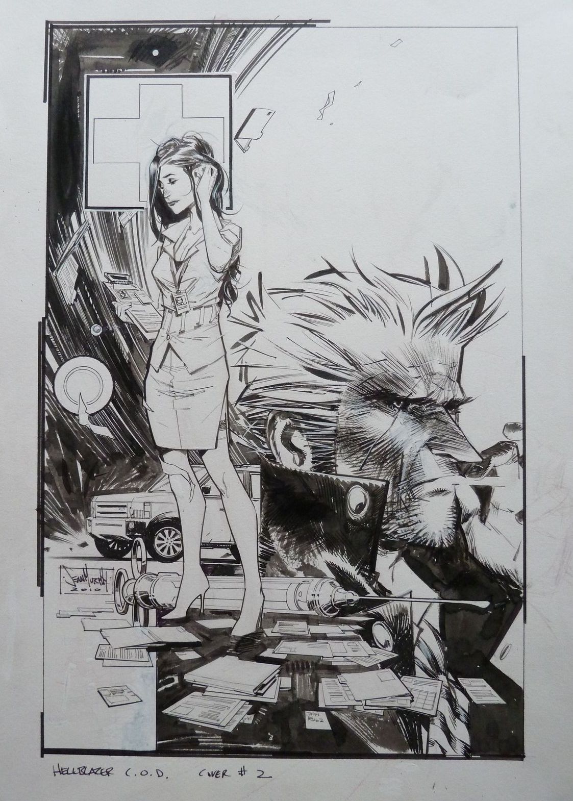 Sean Murphy, Hellblazer City Of demons # 2 - Original Cover
