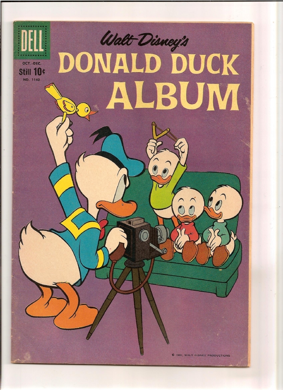 Carl Barks Cover for Donald Duck Album FC 1140 - Couverture originale