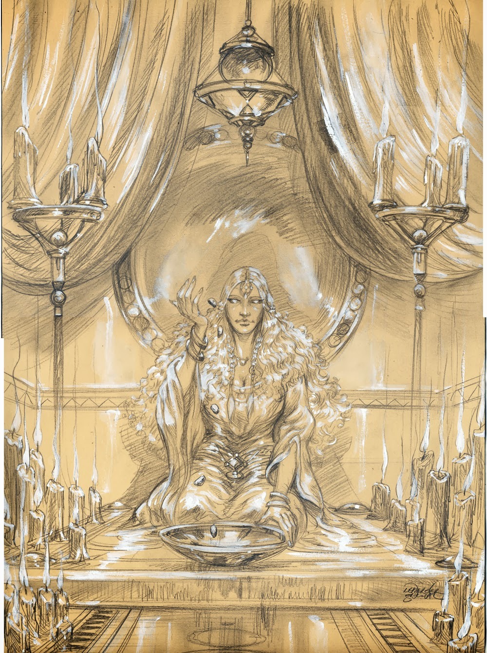 Erda by Gwendal Lemercier - Original Illustration