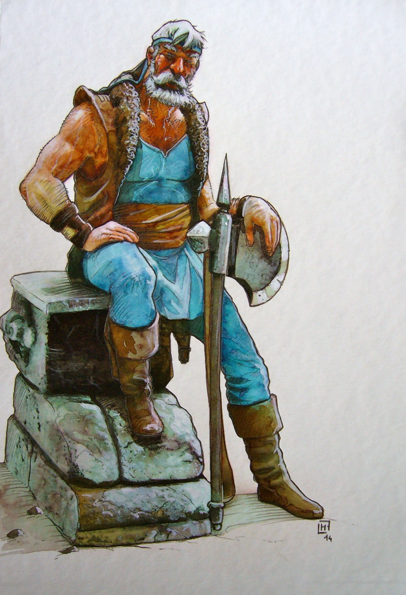 Bragon by Fabrice Le Hénanff - Original Illustration