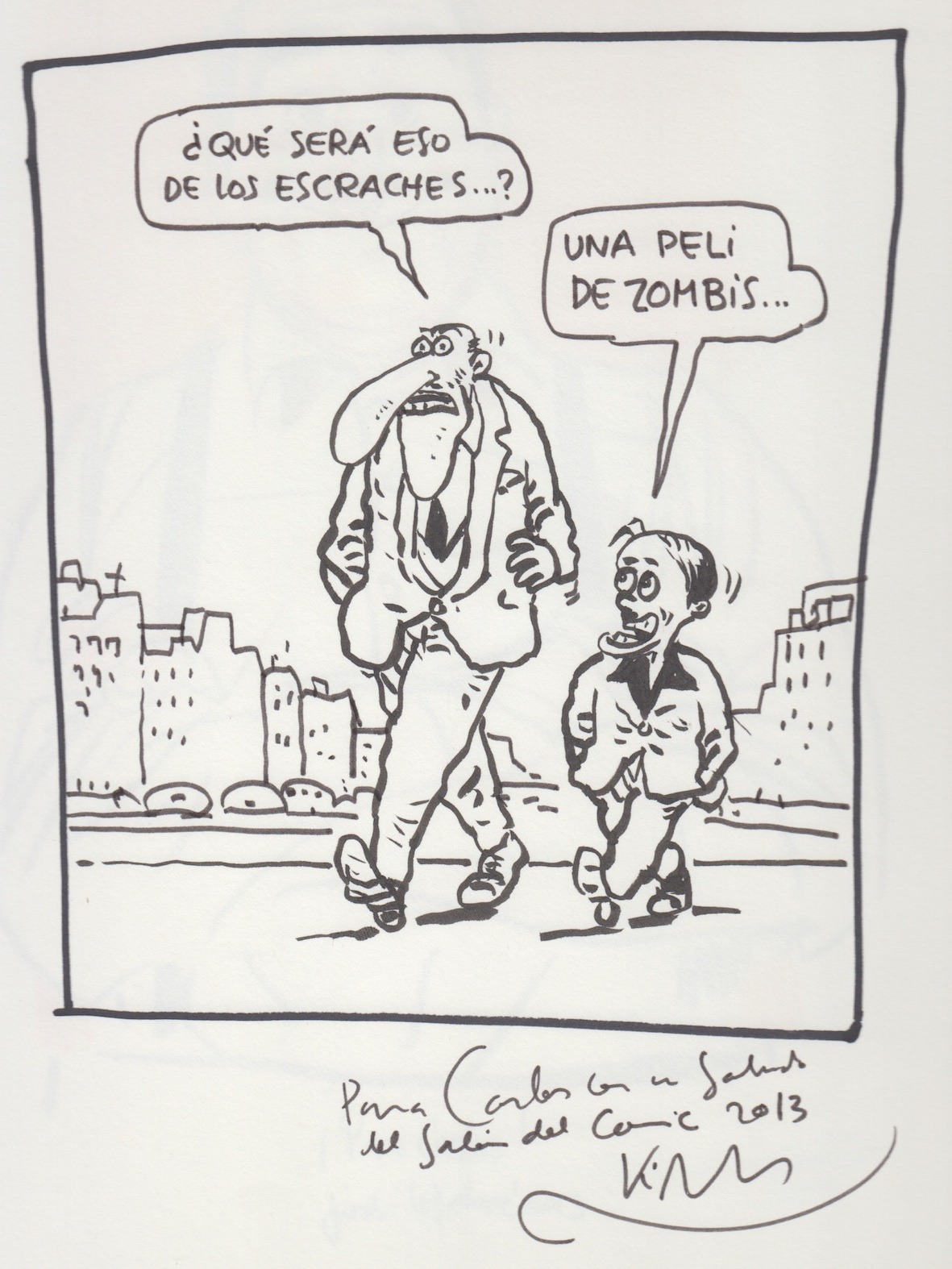 Martinez el Facha par Kim - Œuvre originale