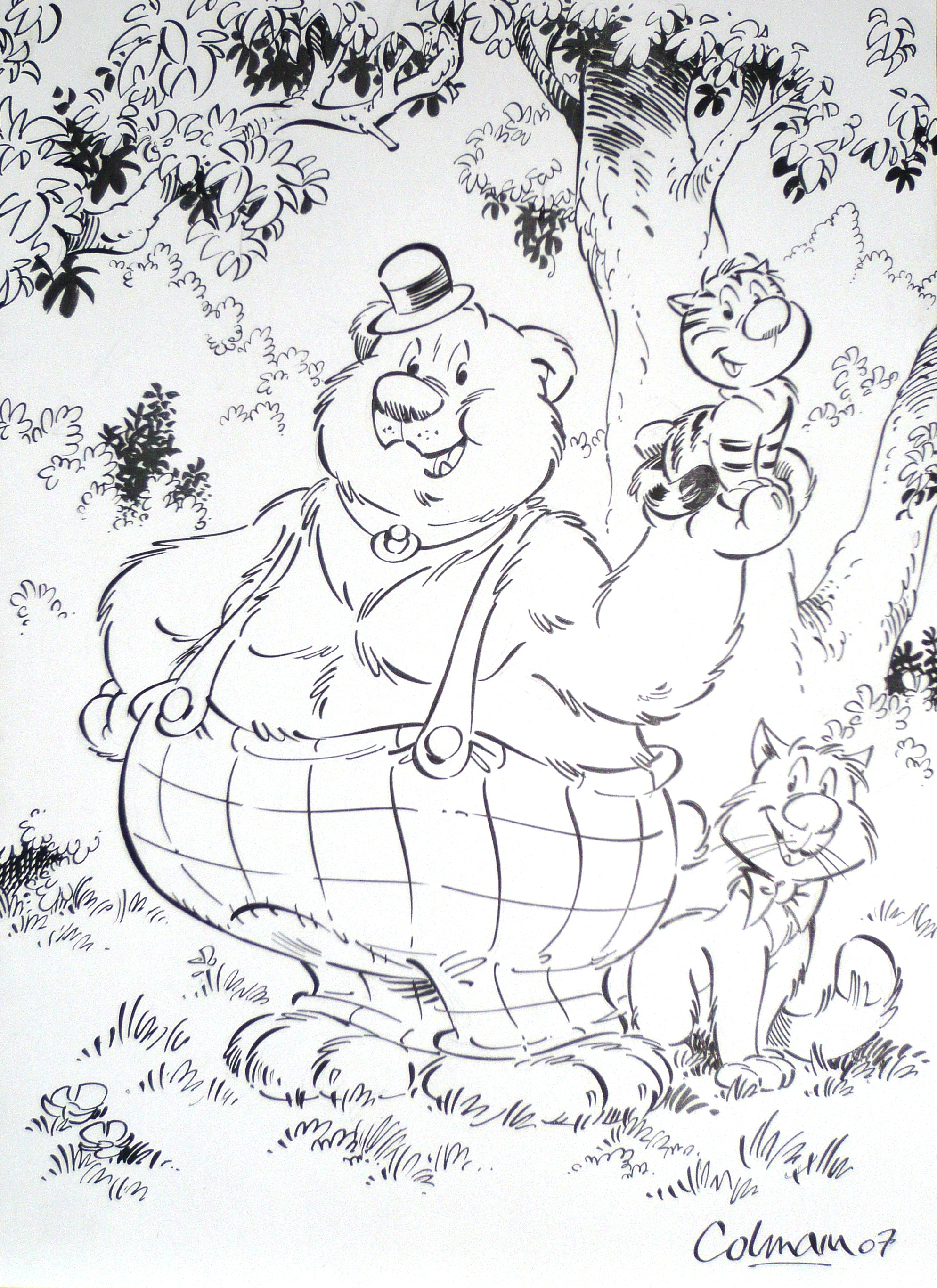 Billy the Cat - Colman - Planche originale