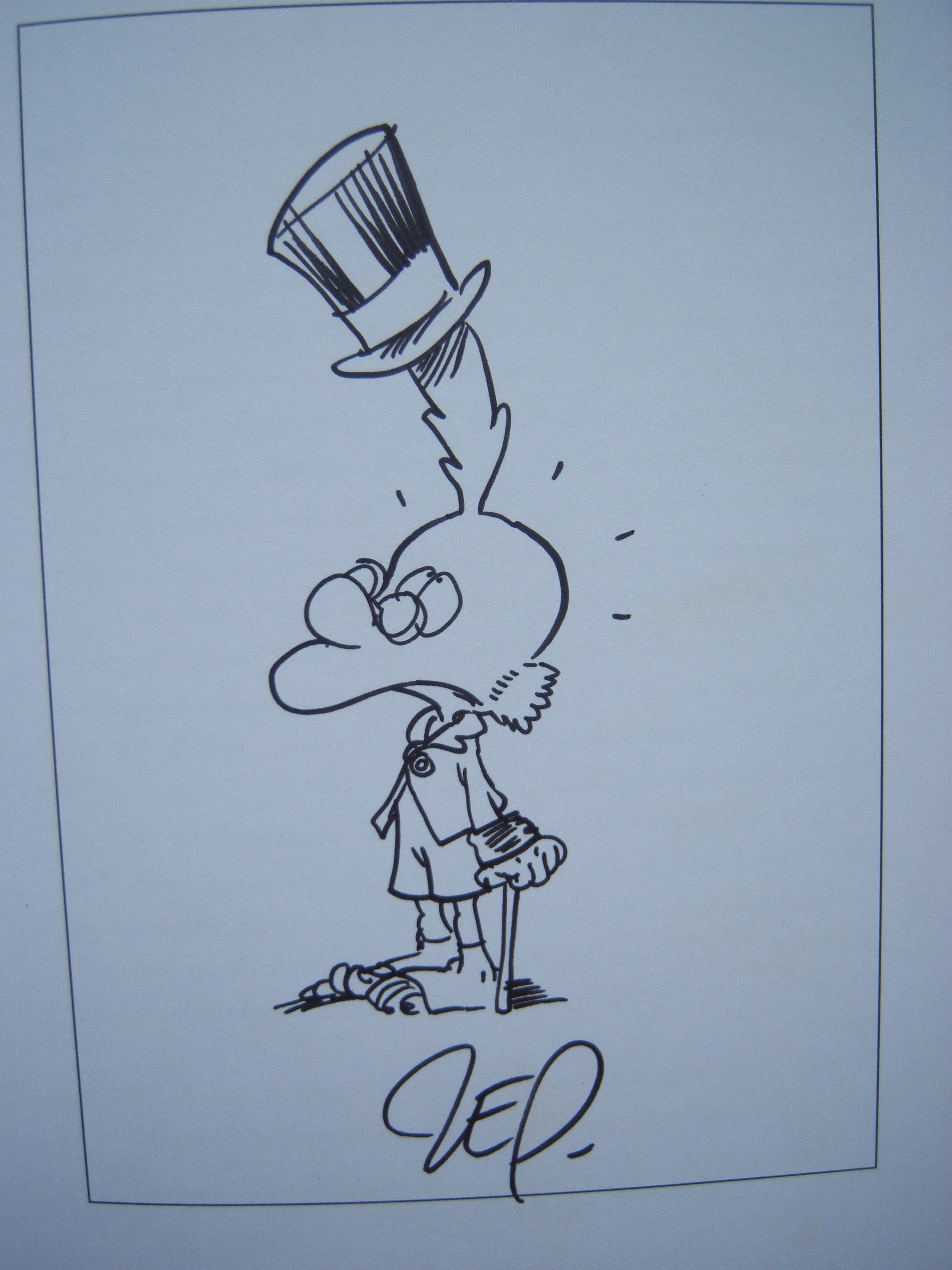Zep, Titeuf - 7 dédicaces Hommage à Franquin,Morris.... - Dédicace