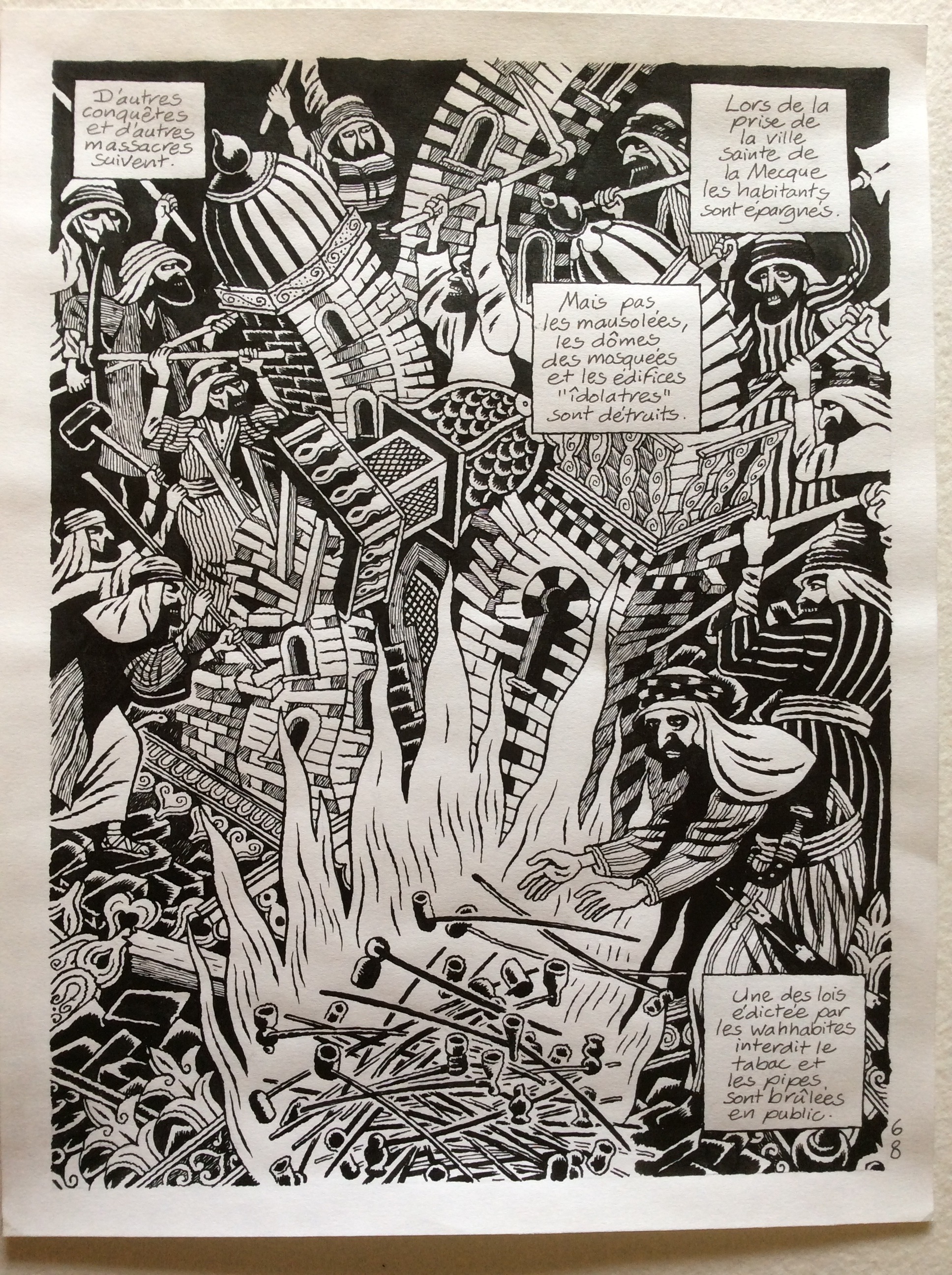 David B., Les meilleurs ennemis - T1 - David B - Planche originale