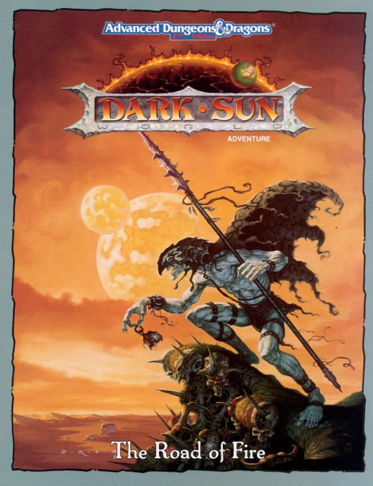 Gerald Brom, Dark Sun Illustration - Illustration originale