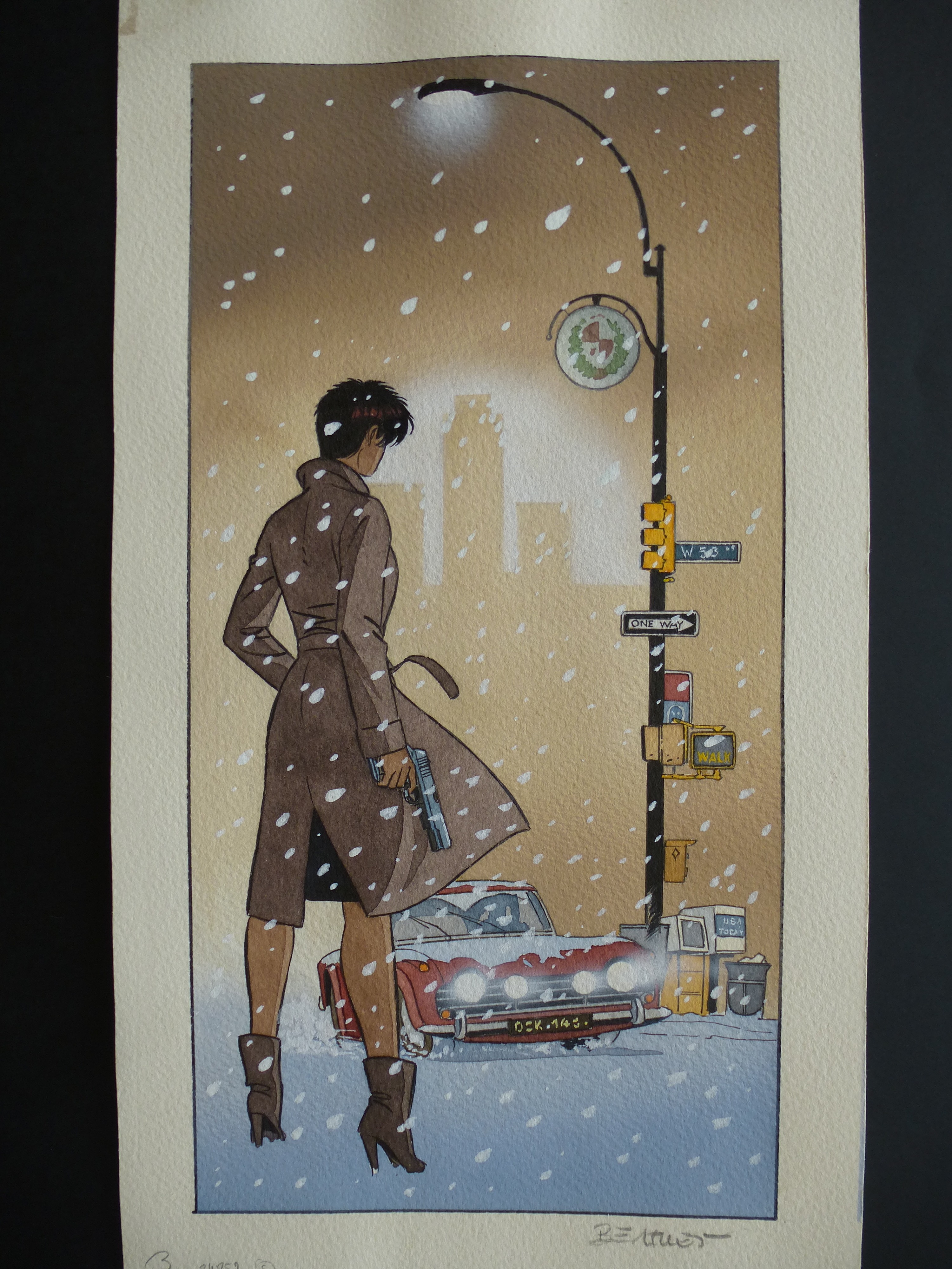 XIII Mystery Irina par Philippe Berthet - Illustration originale