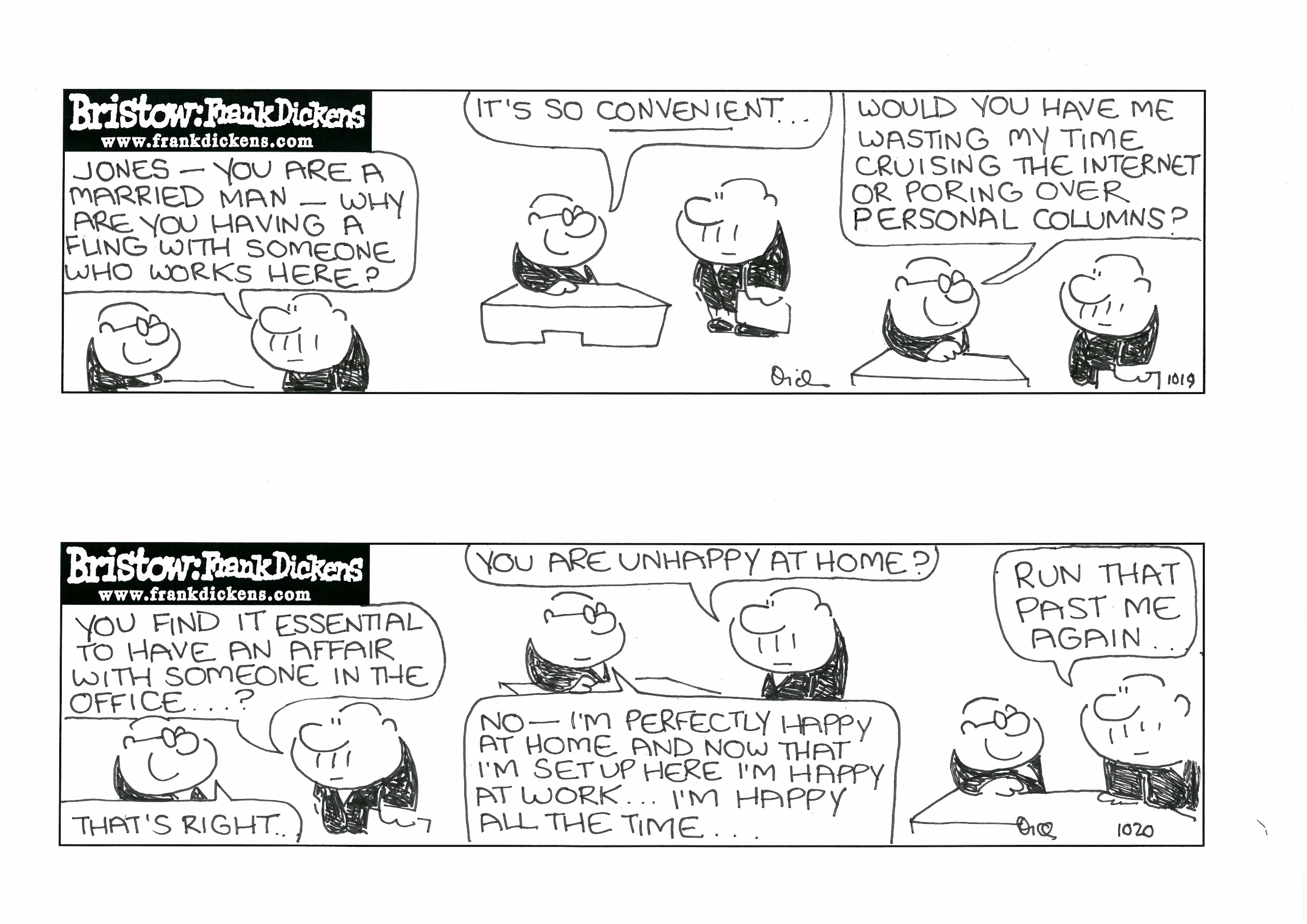 Bristow by Frank Dickens - Comic Strip