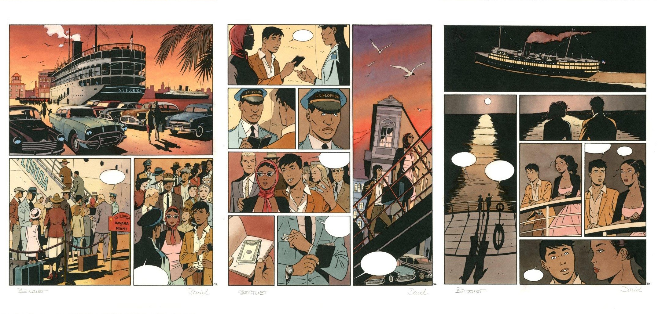 Philippe Berthet, Dominique David, Perico: Tome 1 - planches 33, 34 et ...