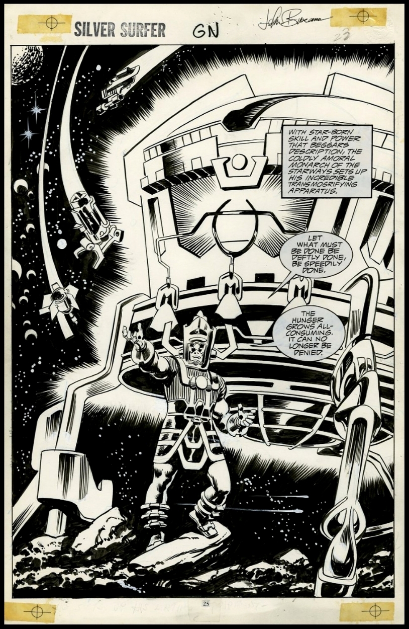 John Buscema, Silver Surfer: "Judgment Day" (1988) - Planche originale