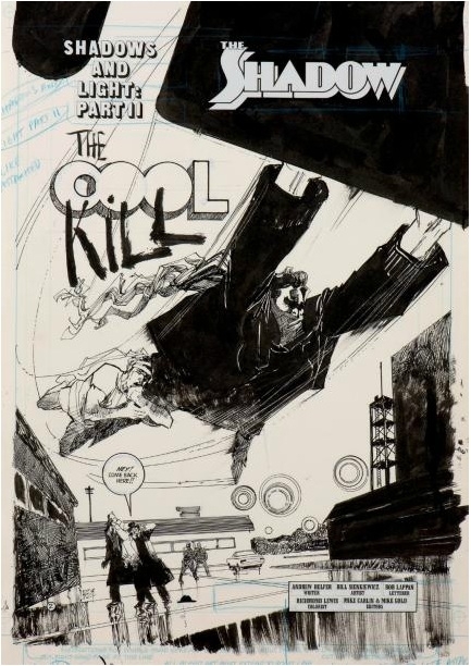 Bill Sienkiewicz, The Shadow "Part 2: the Cool Kill" - Planche originale