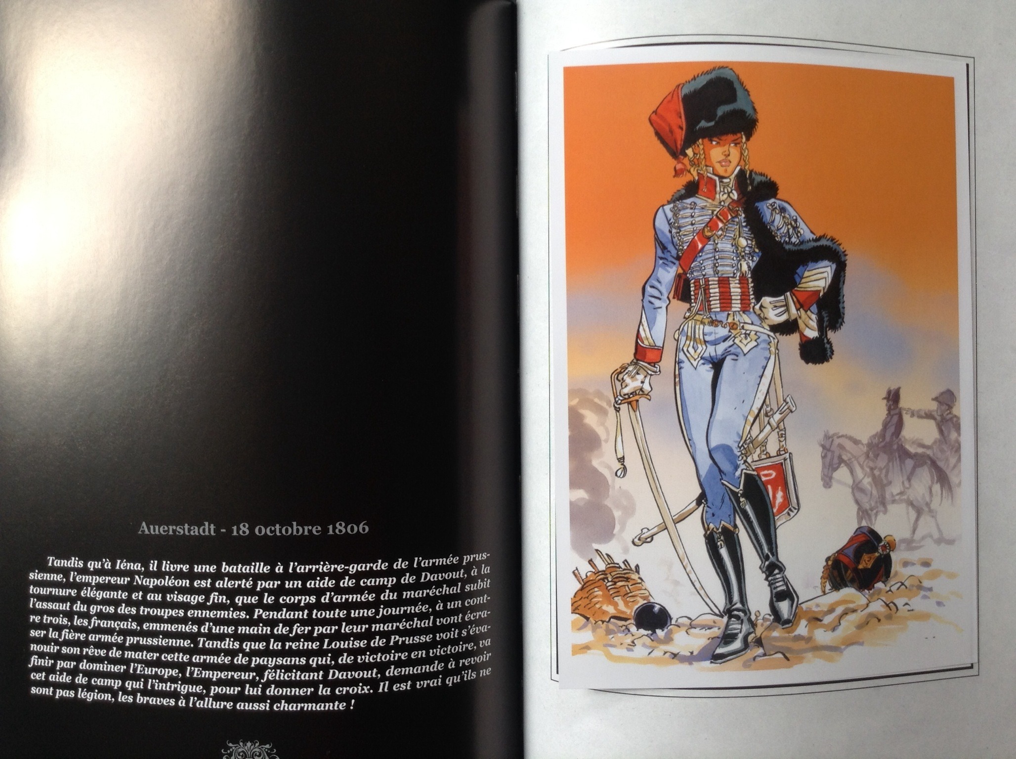 Félix Meynet, Amazones - Hussarde Auerstadt - Illustration originale