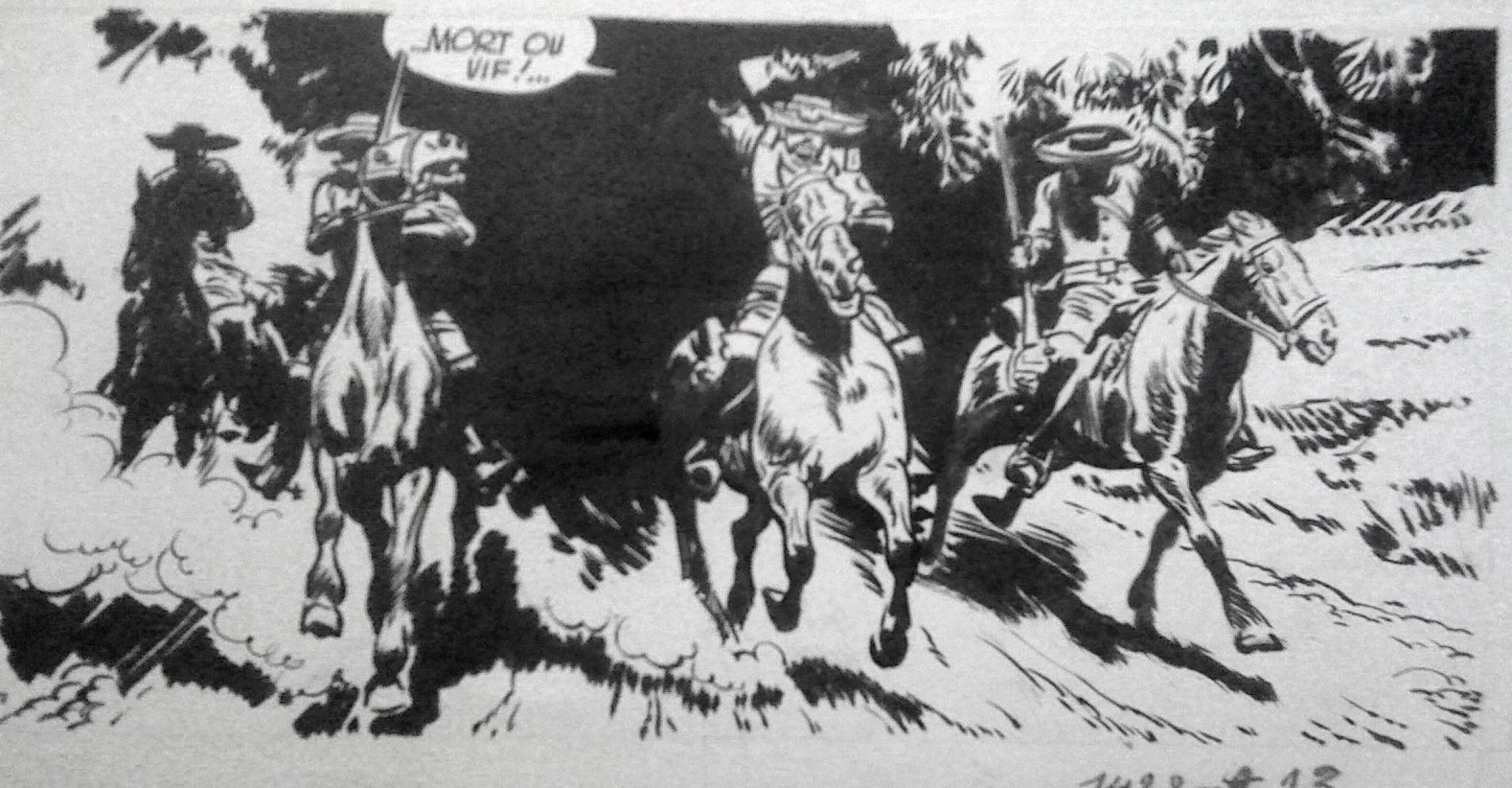 Jije, Jerry Spring par Jijé - Planche originale