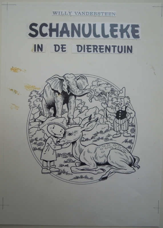 Willy Vandersteen, Eric De Rop, Schanulleke in de dierentuin - Planche ...