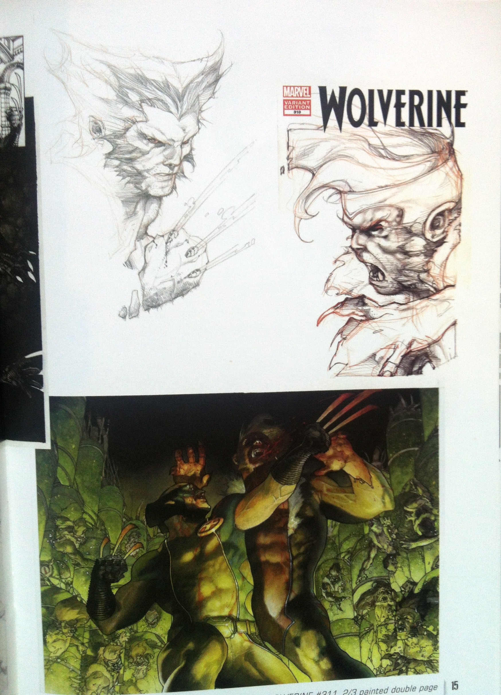 wolverine par Simone Bianchi - Illustration originale
