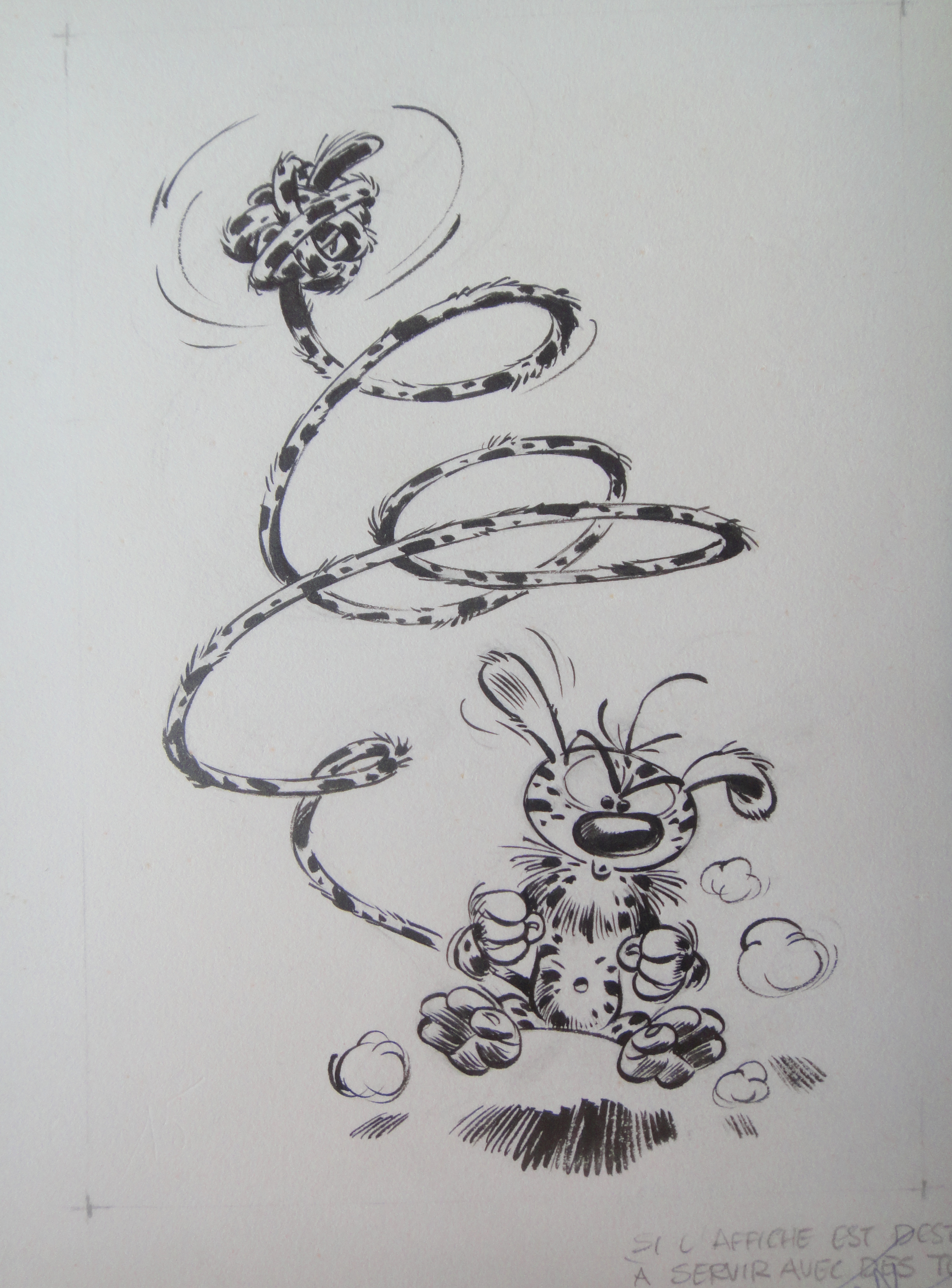 André Franquin, 1964 - Marsupilami : poster Boutique Spirou ...