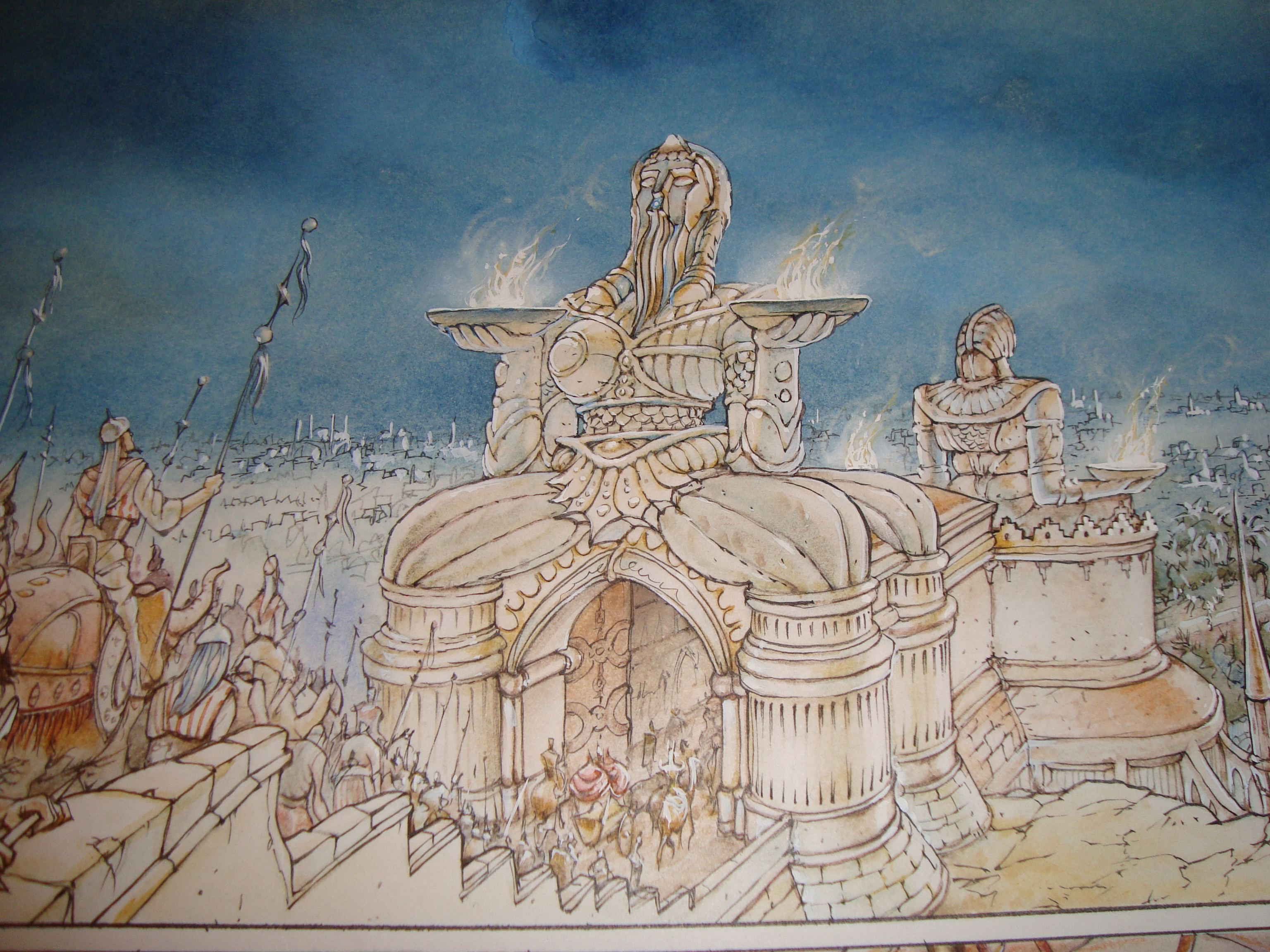 Le ROI DES MEDUSES par Thierry Ségur, Igor Szalewa - Planche originale