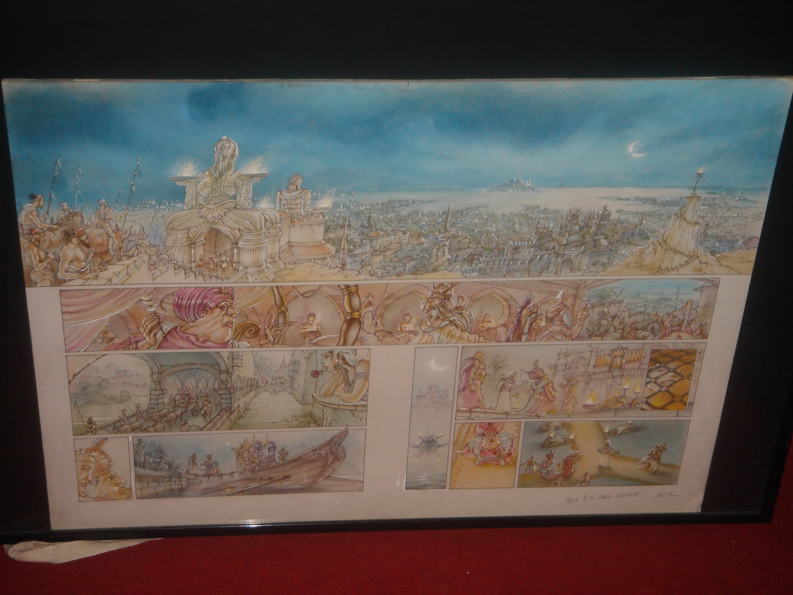 Le ROI DES MEDUSES par Thierry Ségur, Igor Szalewa - Planche originale