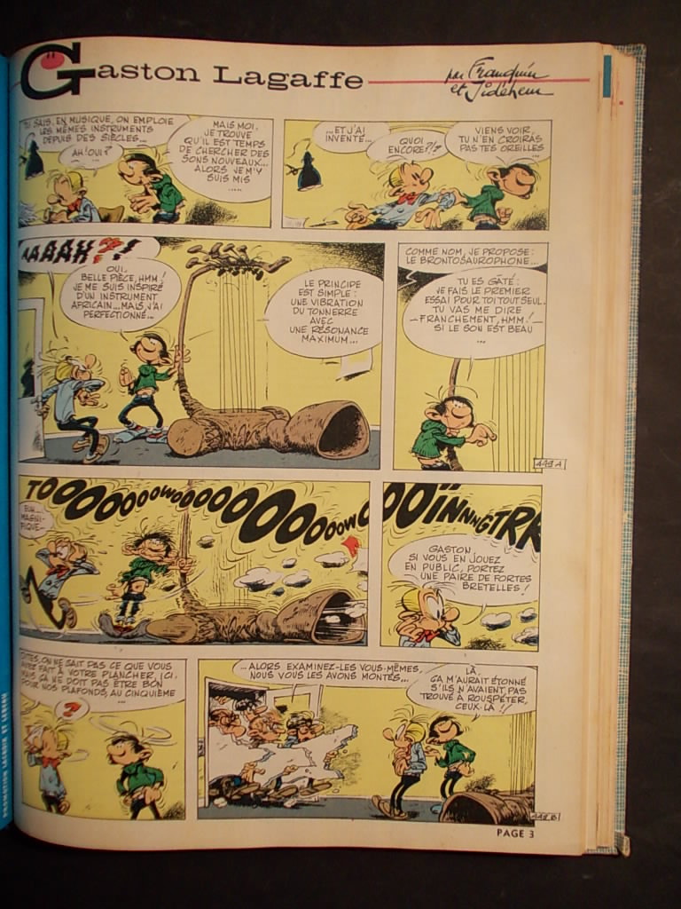 André Franquin, Gaston Lagaffe, 1967. - Œuvre originale