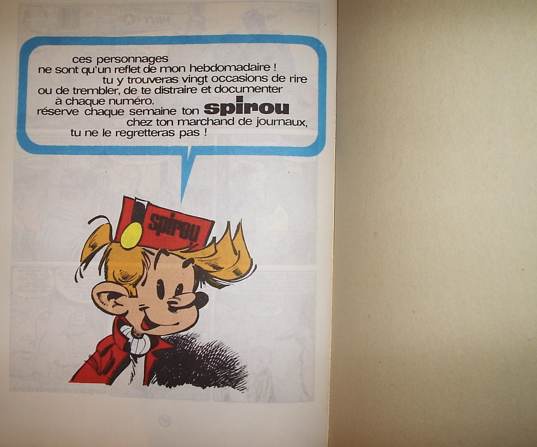 Spirou, 1971. par André Franquin - Couverture originale