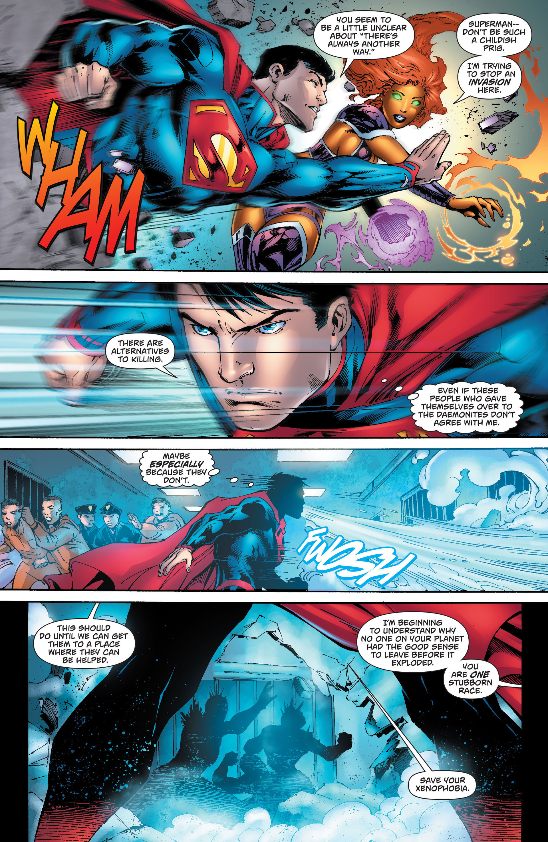 Superman v3 #29 P11 par Ed Benes - Planche originale