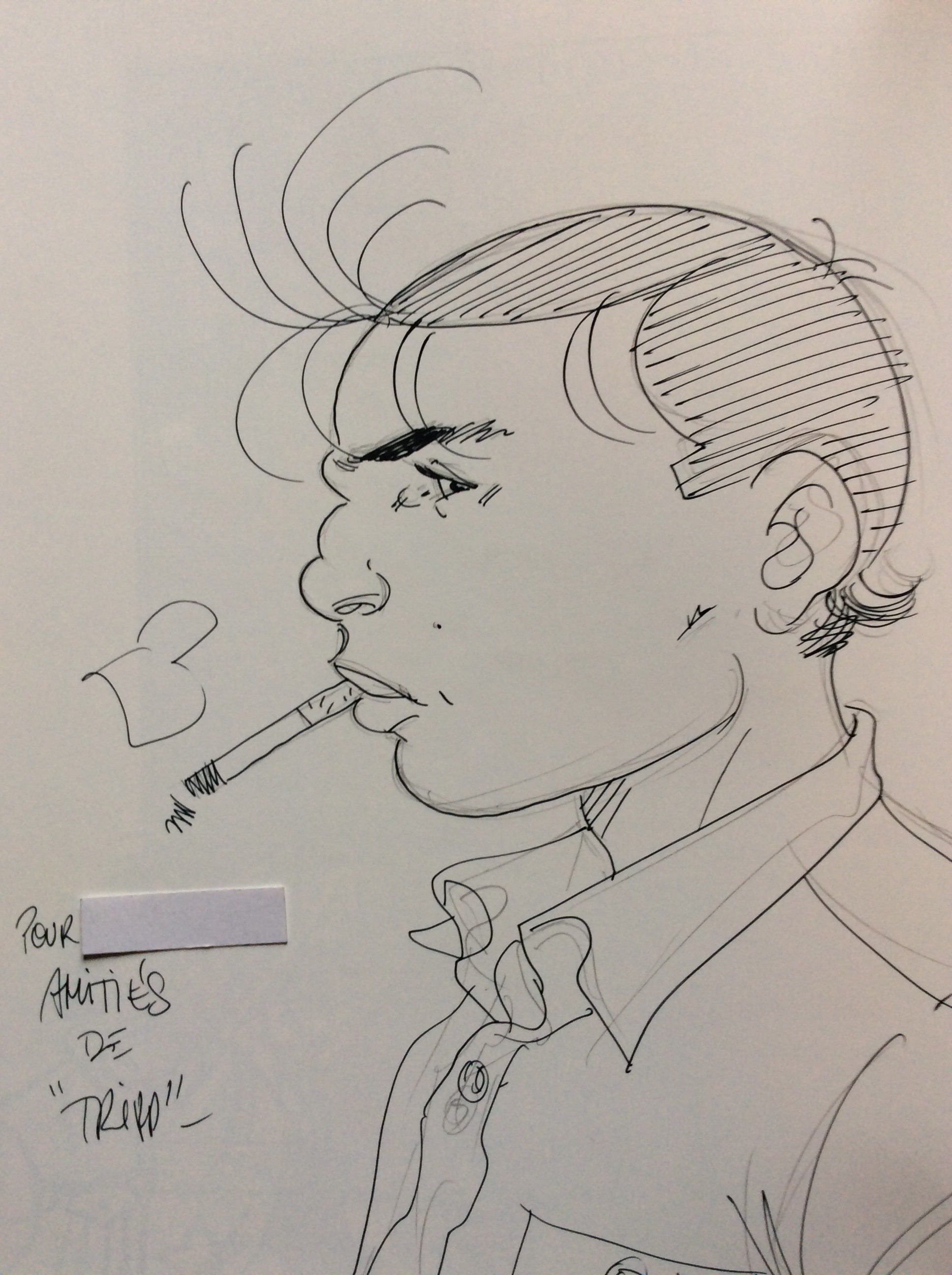 Jacques Gallard par Jean-Louis Tripp - Dédicace