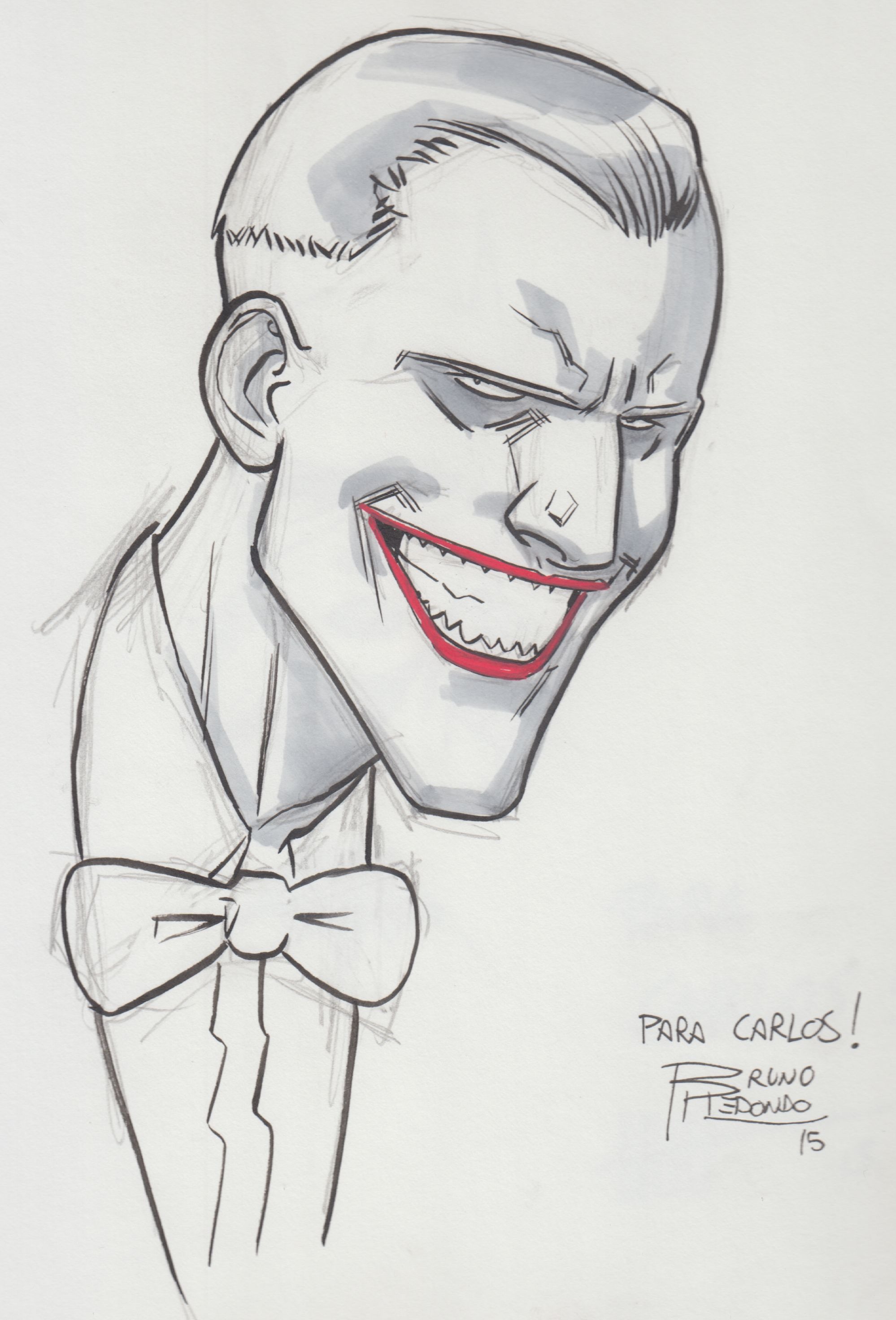 Joker by Bruno Redondo Fernandez - Original art