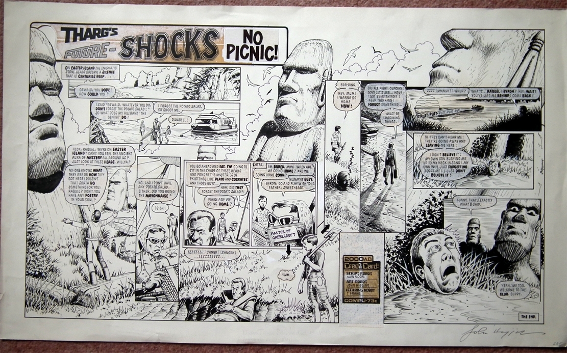 Tharg's Future Shock - No Picnic! 2000AD Prog 272 - John Higgins & Alan ...