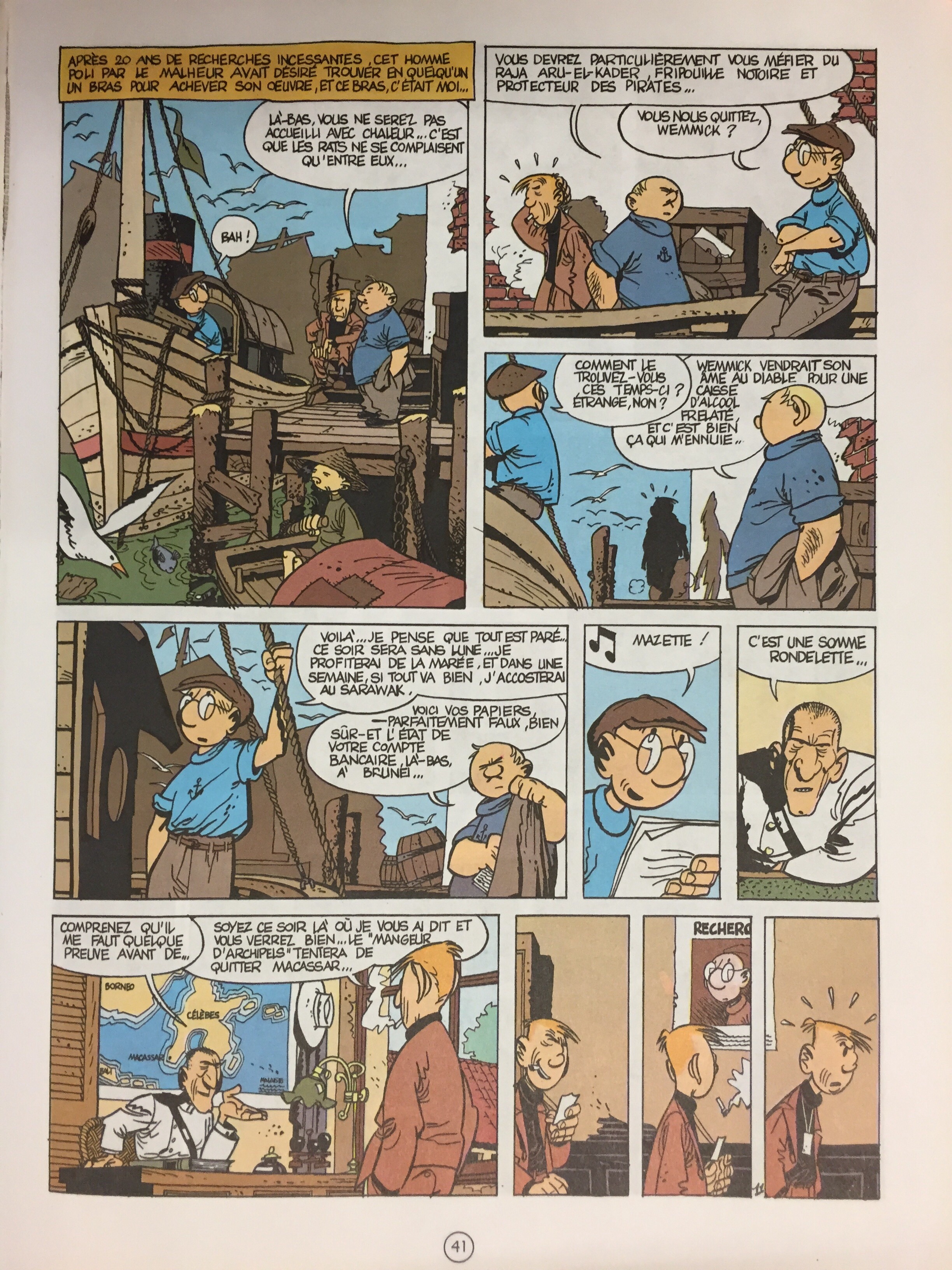 Frank Le Gall, 1986 - Le mangeur d'archipels (T2): Planche 39 - Planche ...