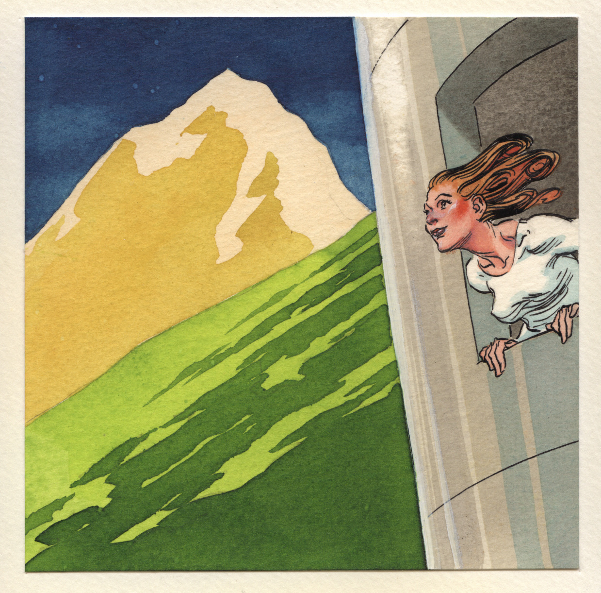 Al Severin, Al Séverin - Illustration Harry 1 - Illustration originale