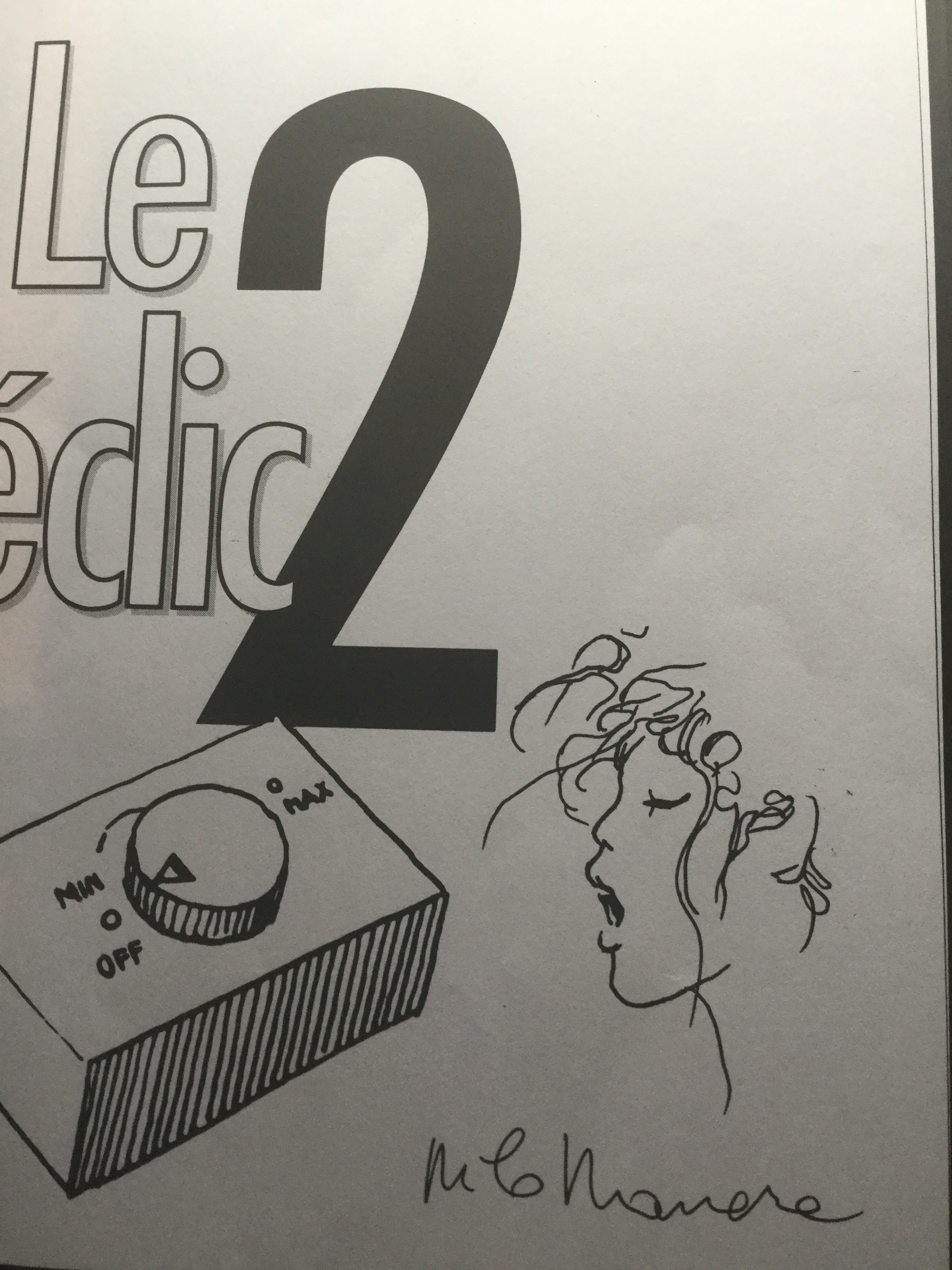 Le Déclic par Milo Manara - Dédicace