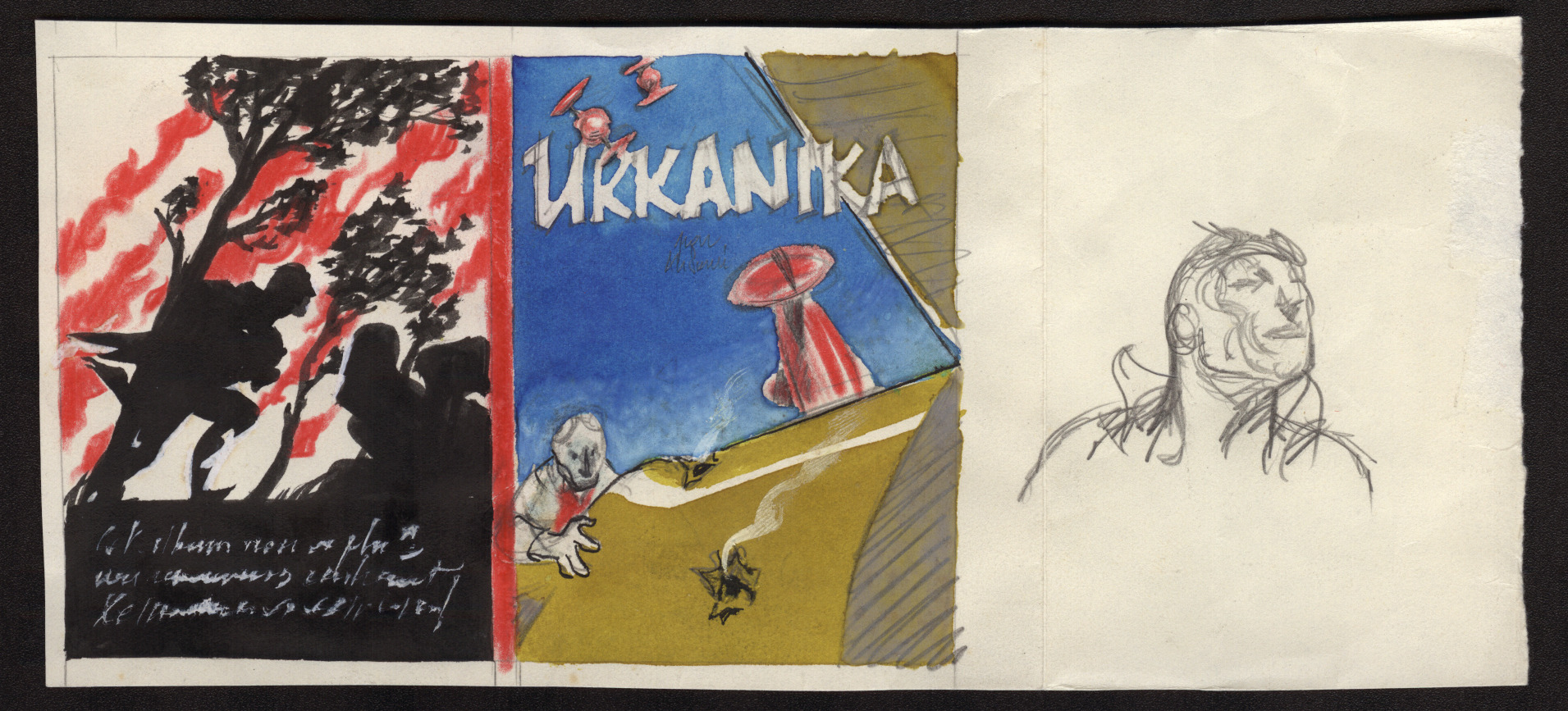 Al Severin, Al Séverin - Harry 1 - Etude couverture - Œuvre originale