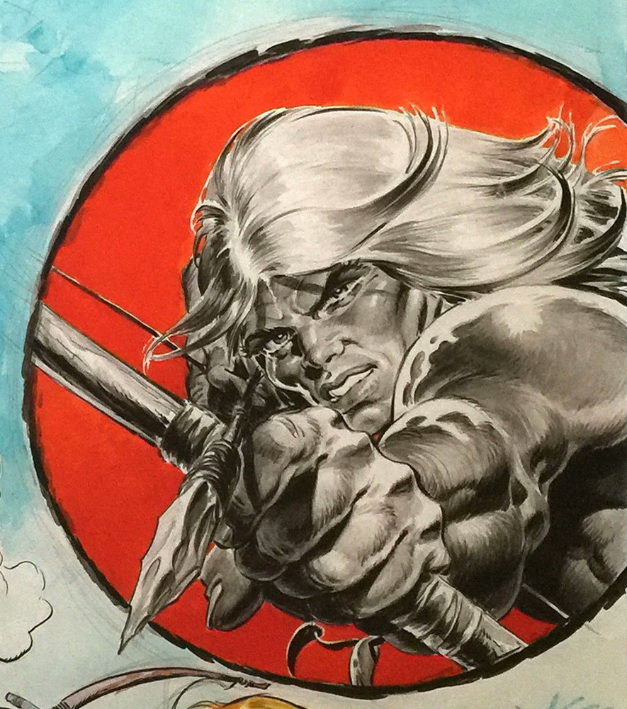 André Chéret, Rahan - Couverture - Pif gadget 331 - Couverture originale