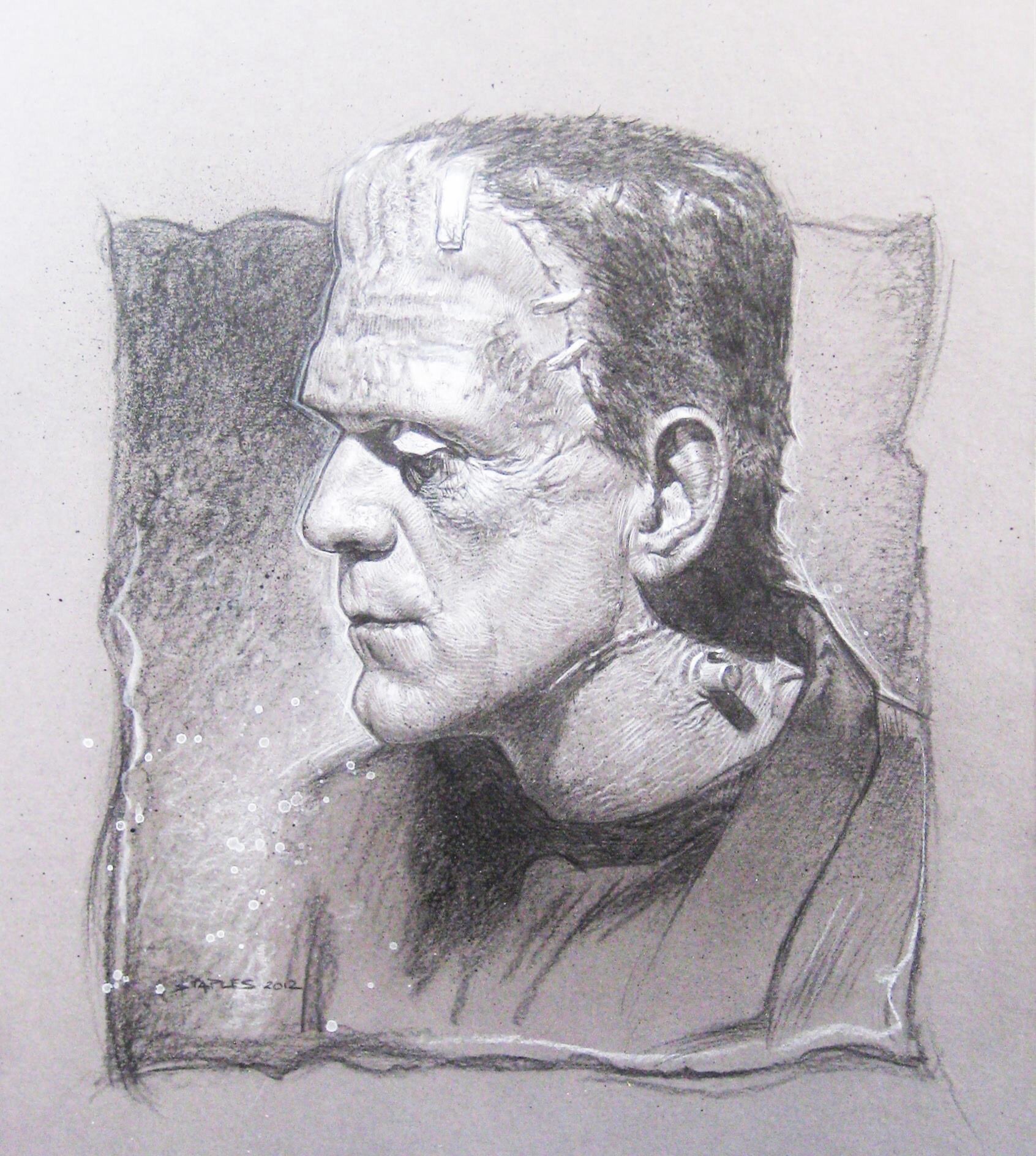 Frankenstein par Greg Staples - Illustration