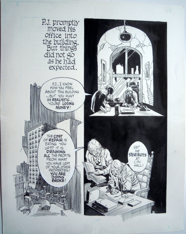 The building par Will Eisner - Planche originale