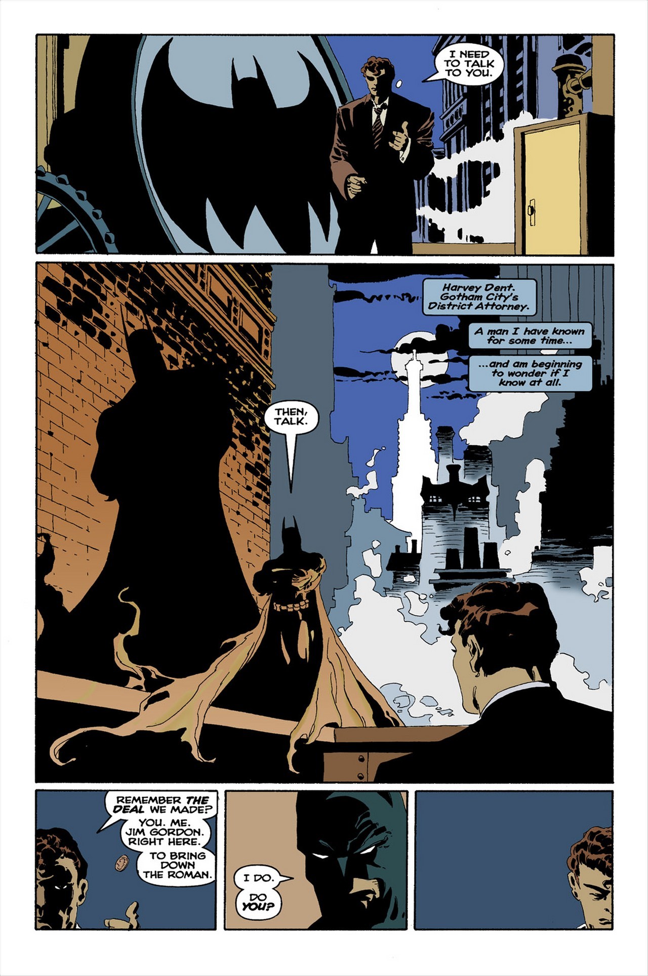 Tim Sale, Jeph Loeb, Batman: The Long Halloween #10 - Planche originale