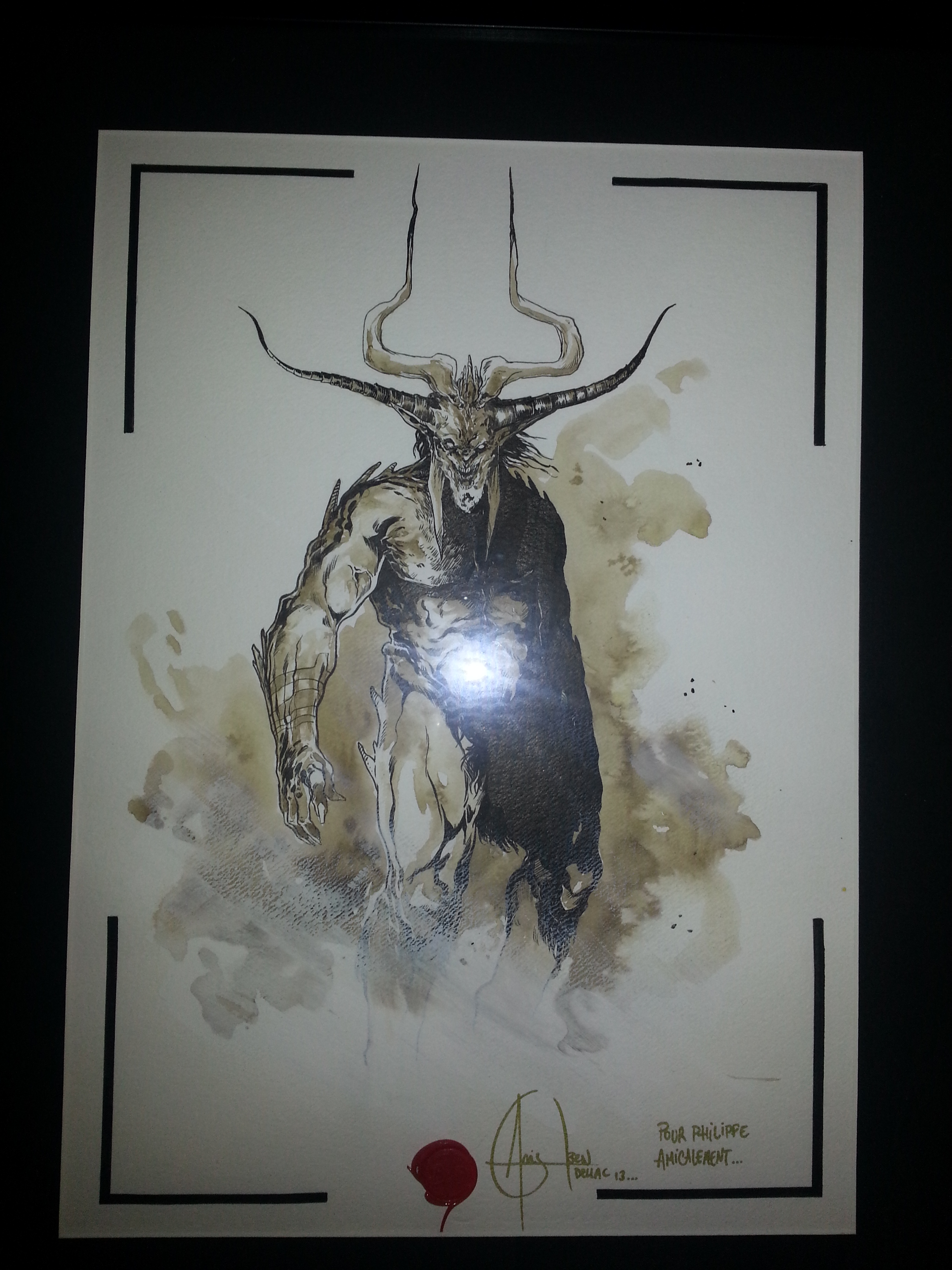 Dellac Benoit Dessin original "Missi Dominici - Œuvre originale