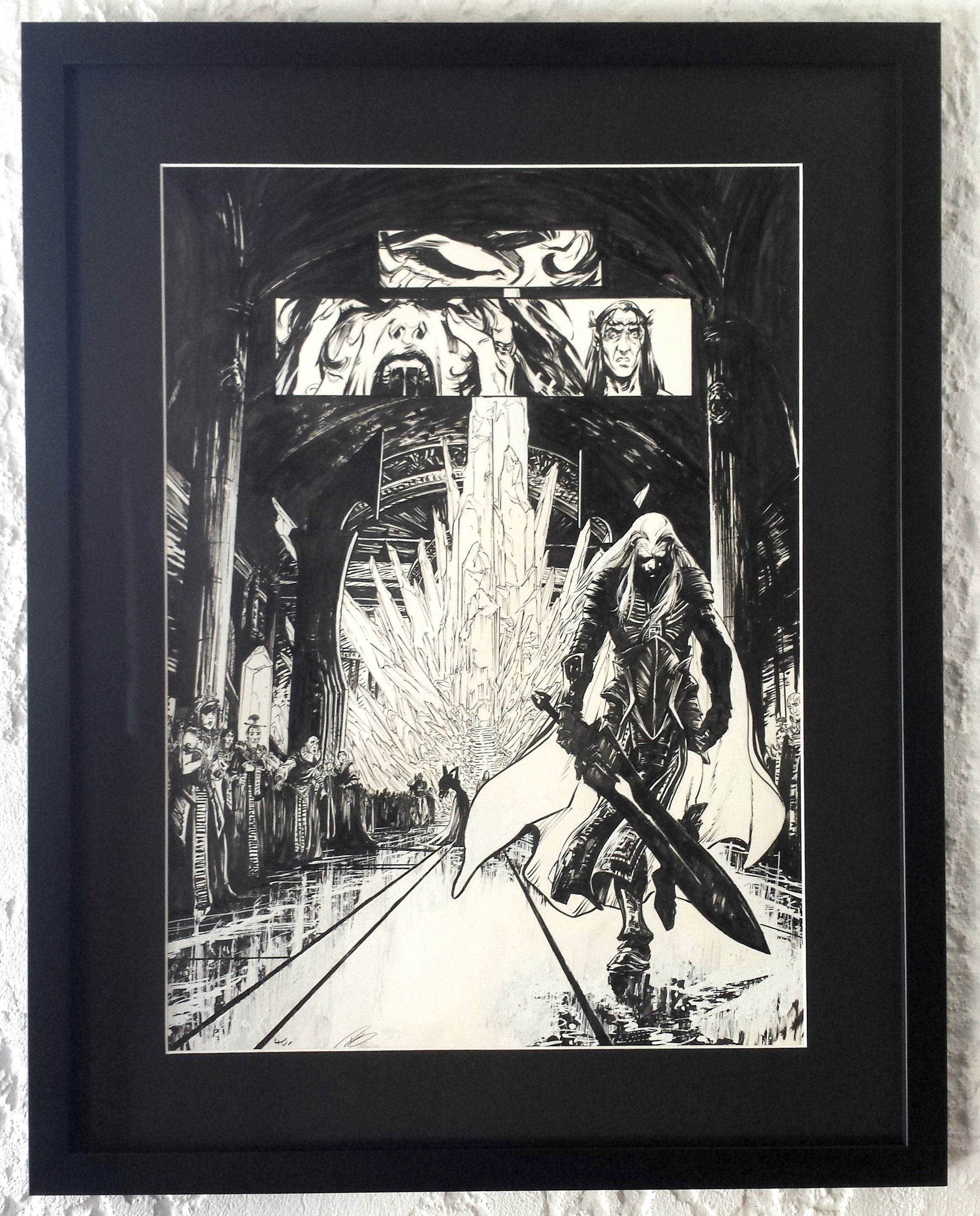 Robin Recht, Julien Telo, Elric T2 scène finale - Planche originale