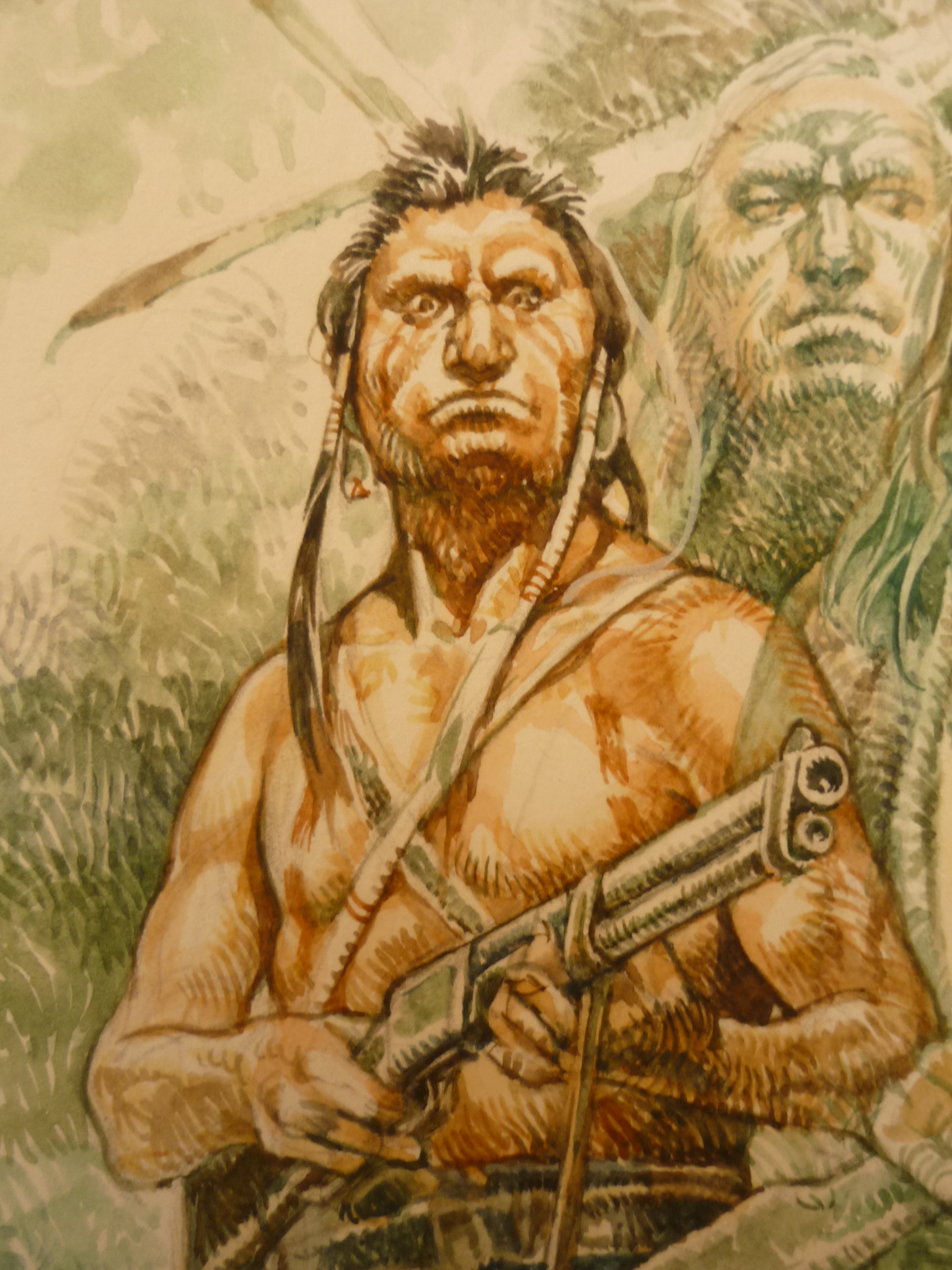 Chaman par Paolo Eleuteri Serpieri - Planche originale