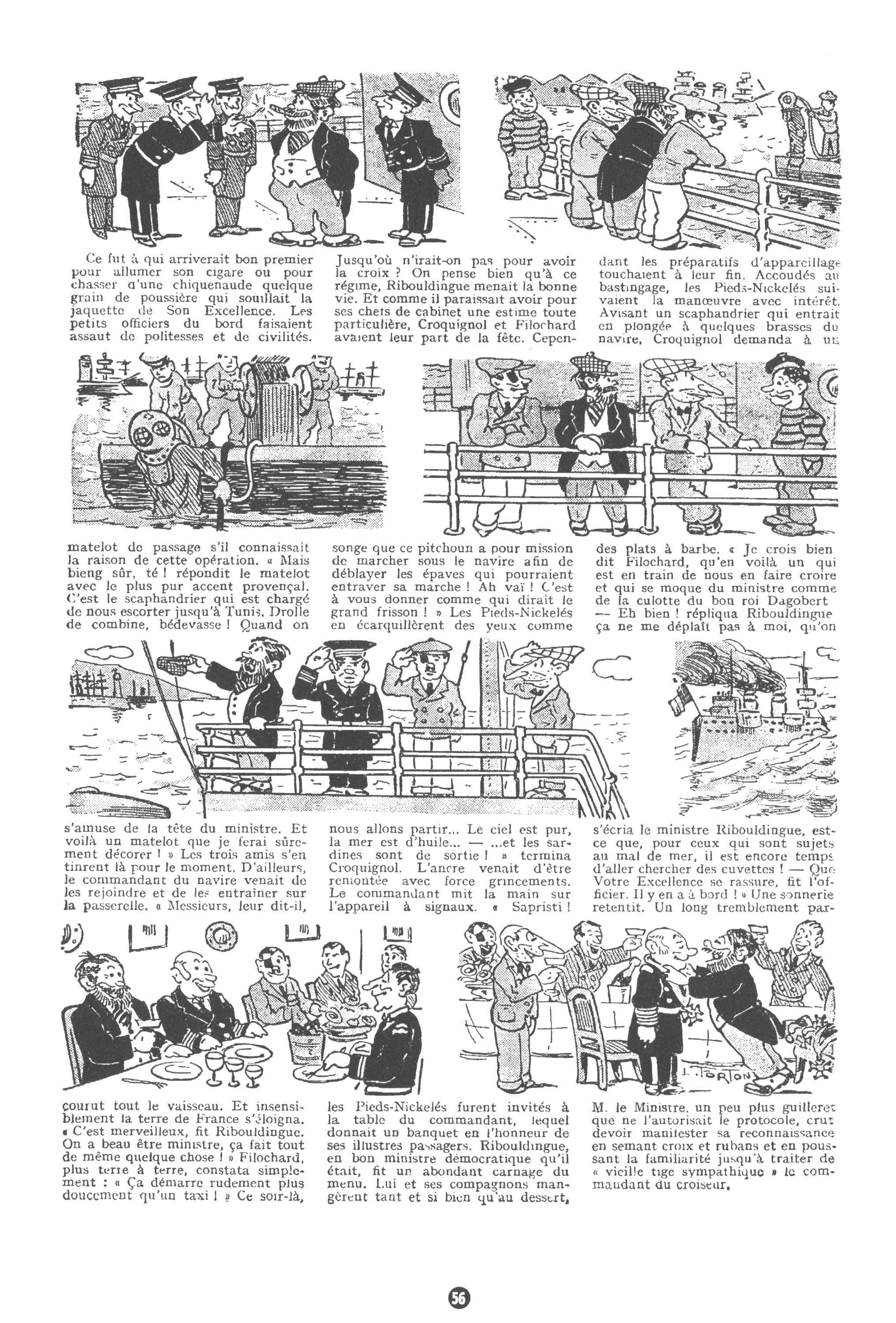 Louis Forton, Les Pieds Nickelés ont le filon - Planche originale