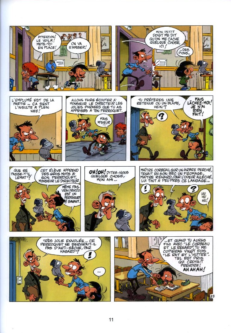 Simon Léturgie, Yann, 2011 - Gastoon, "Gaffe au neveu!" - Planche originale
