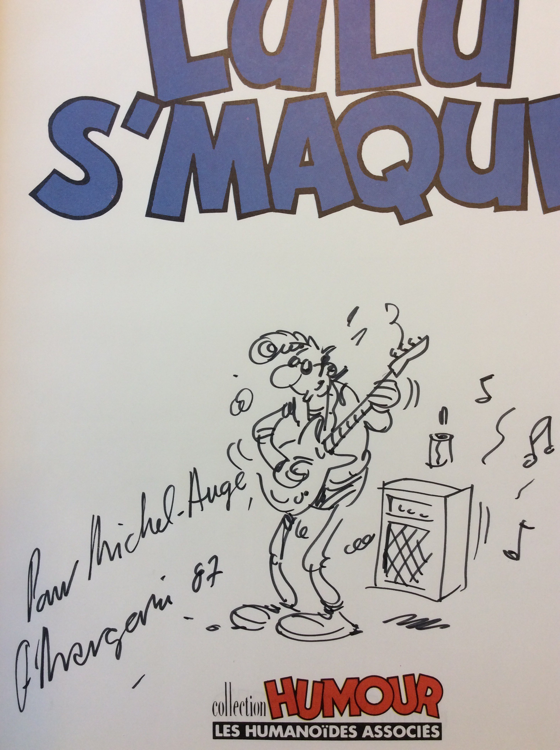 Lucien par Frank Margerin - Dédicace