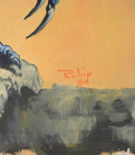 Ray Rubin, Lords Dragon Dragon bleu - Illustration originale