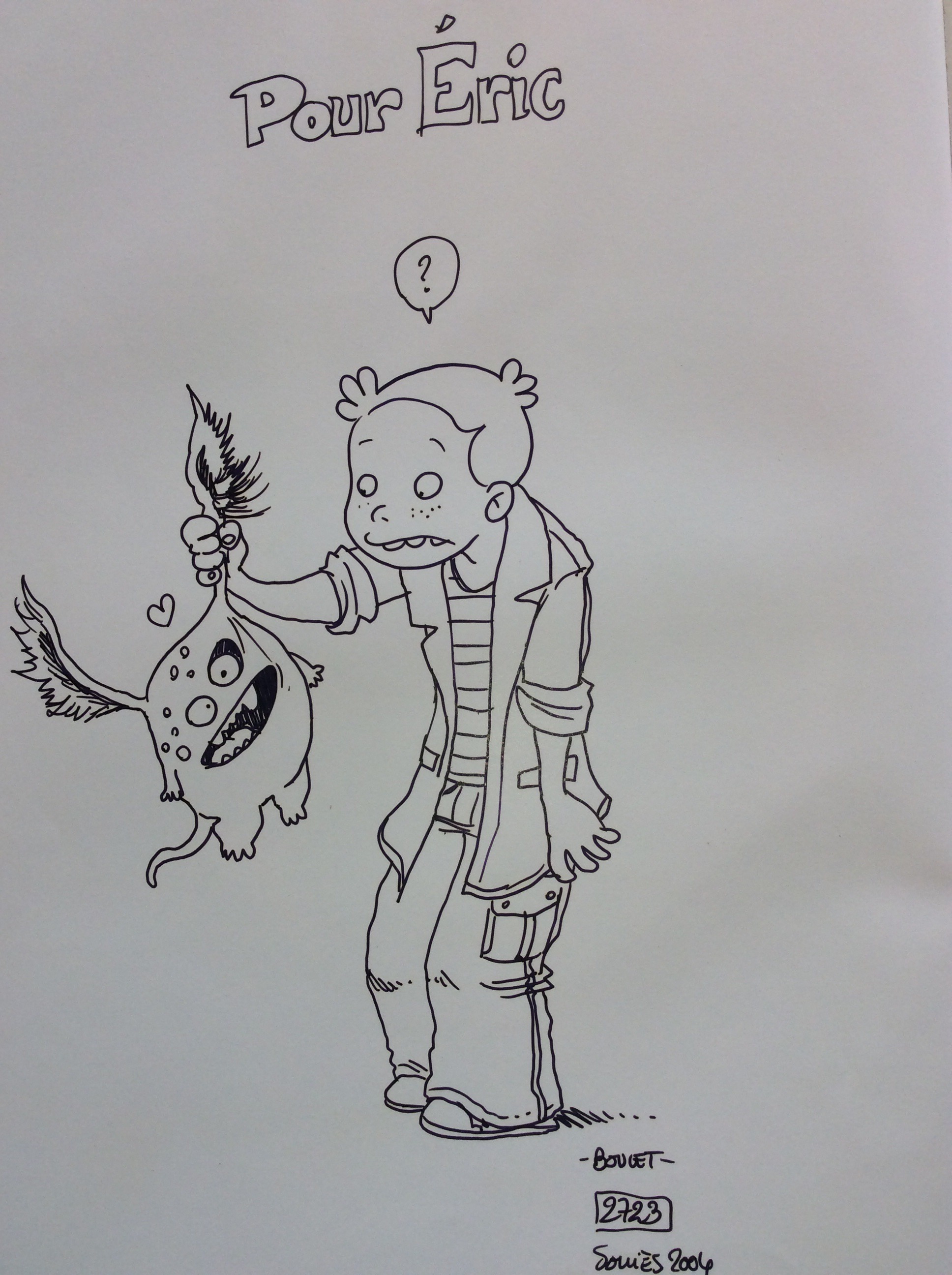 Boulet, La Rubrique Scientifique - Dédicace