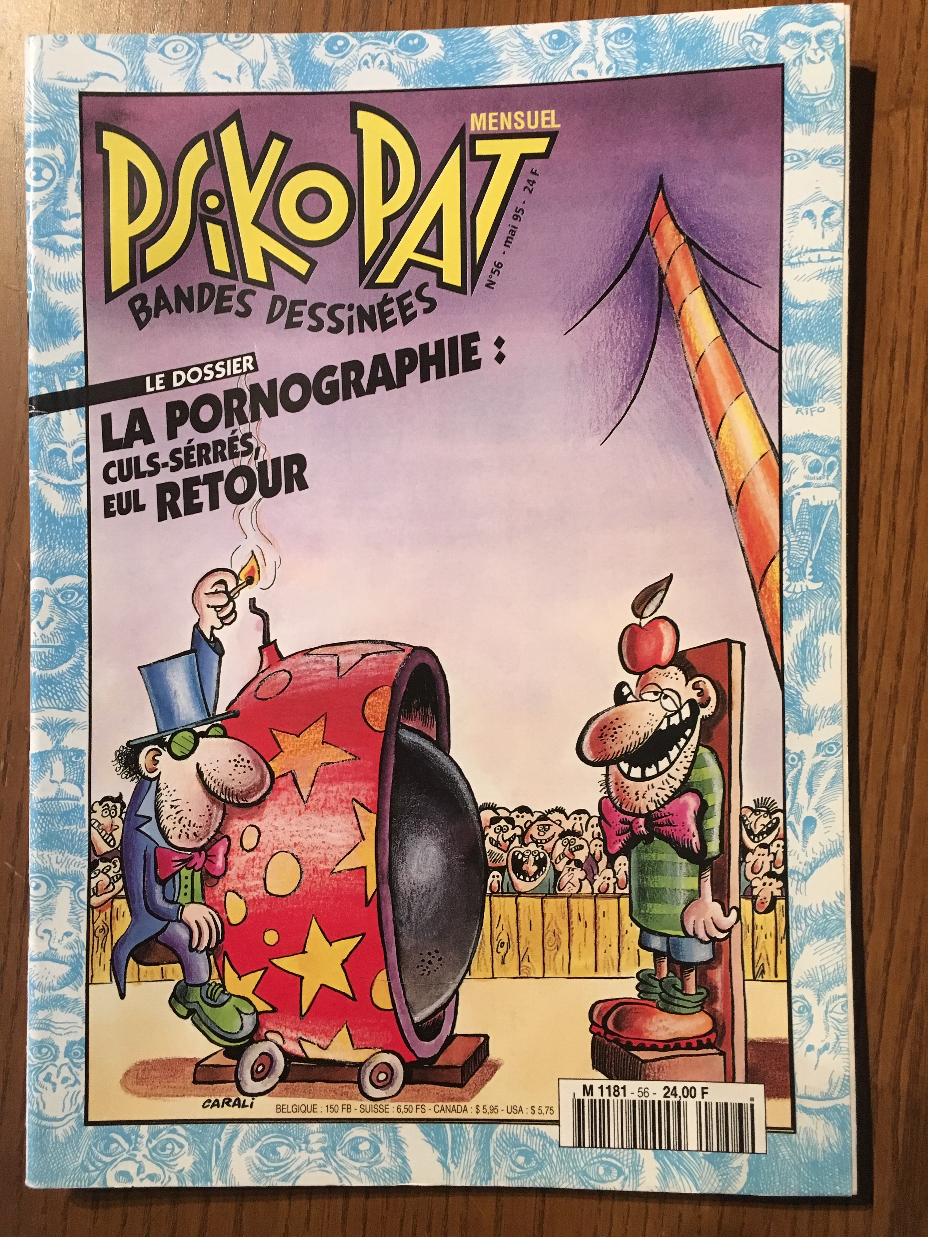 Le cirque par Paul Carali - Couverture originale