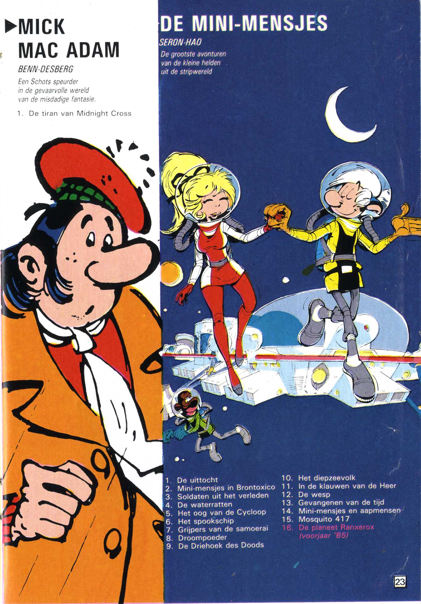 Pierre Seron, De Mini-Mensjes - Les Petits Hommes - Original Cover